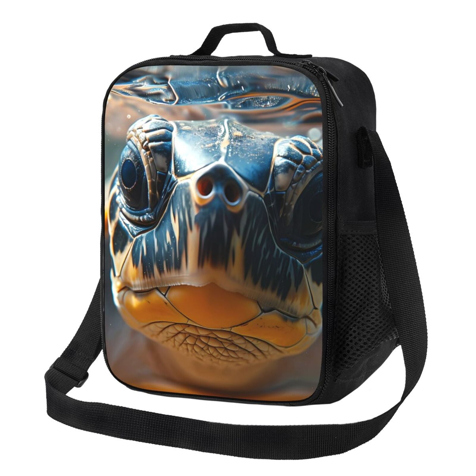 Picia Realistic Cute Sea Turtle Lunch box Lunch bag for men women Large ...