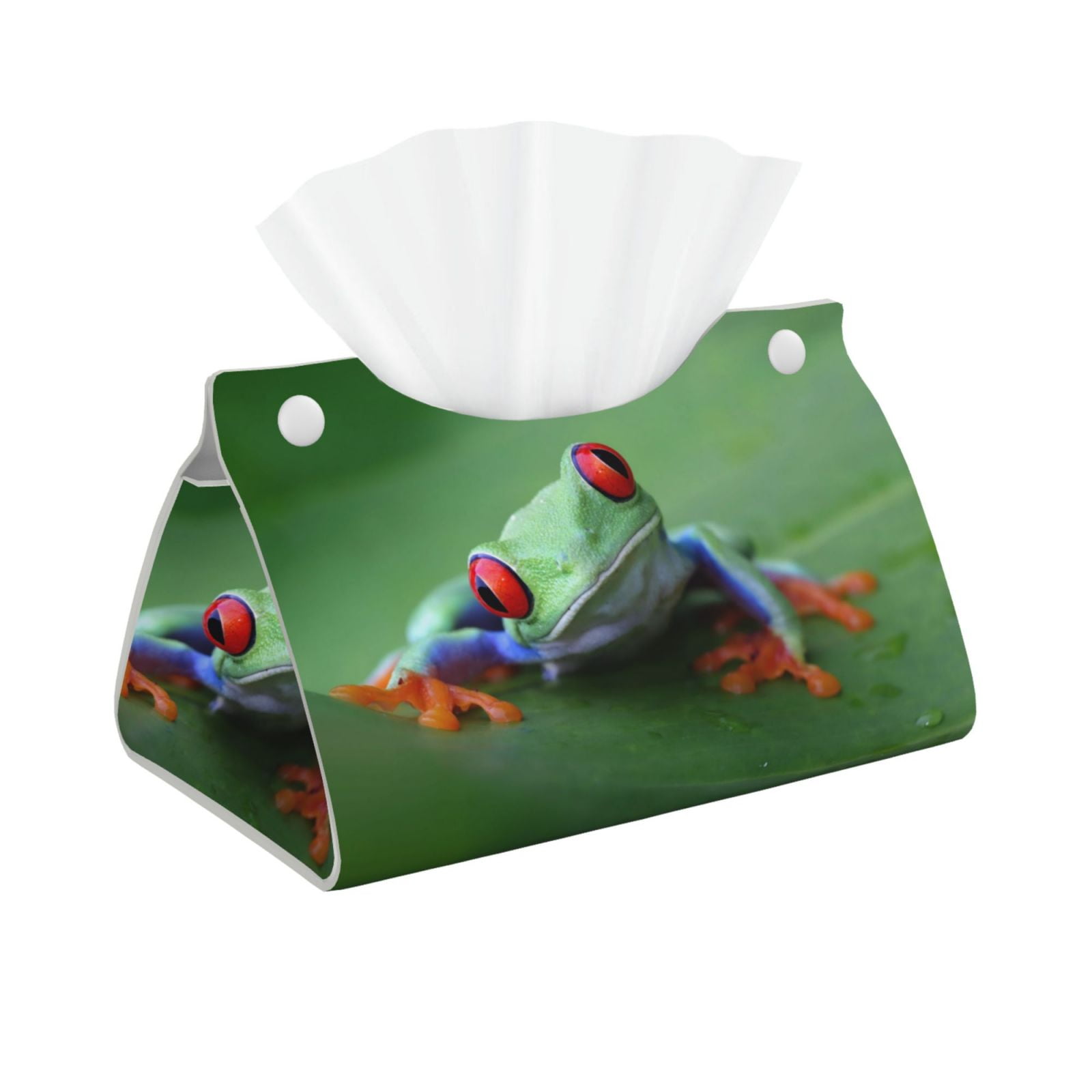 Picia Red-Eyed Tree Frog-1 Pattern Long Tissue Box Cover,PVC Leather ...