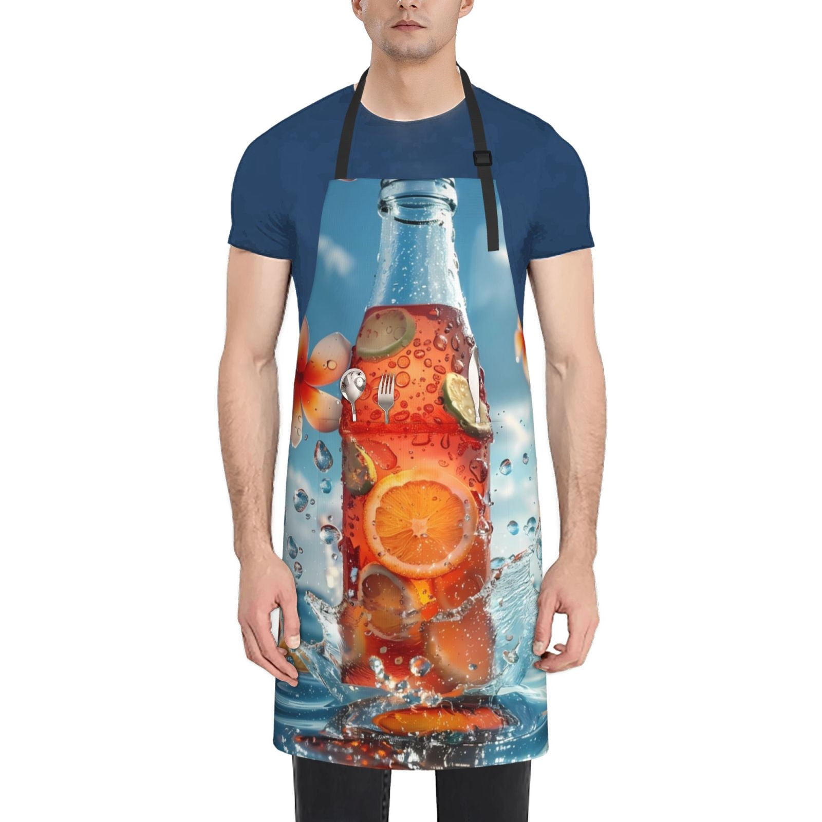 Picia Refreshing Citrus Splash Waterproof Apron for Unisex Adult ...
