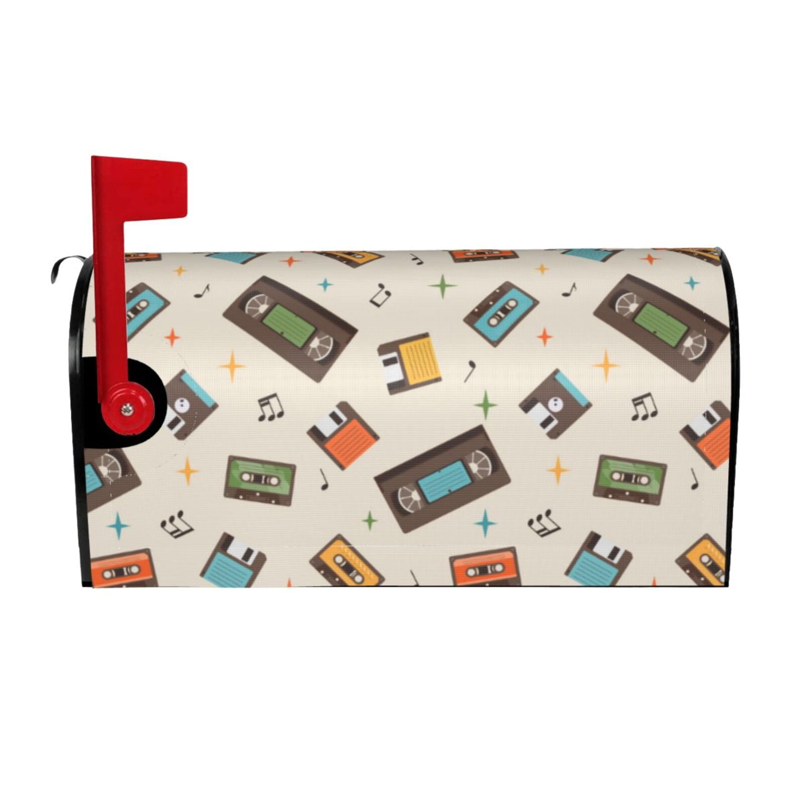 Picia Retro Vintage Tape Magnetic Mailbox Cover Standard Size-21x18 in ...