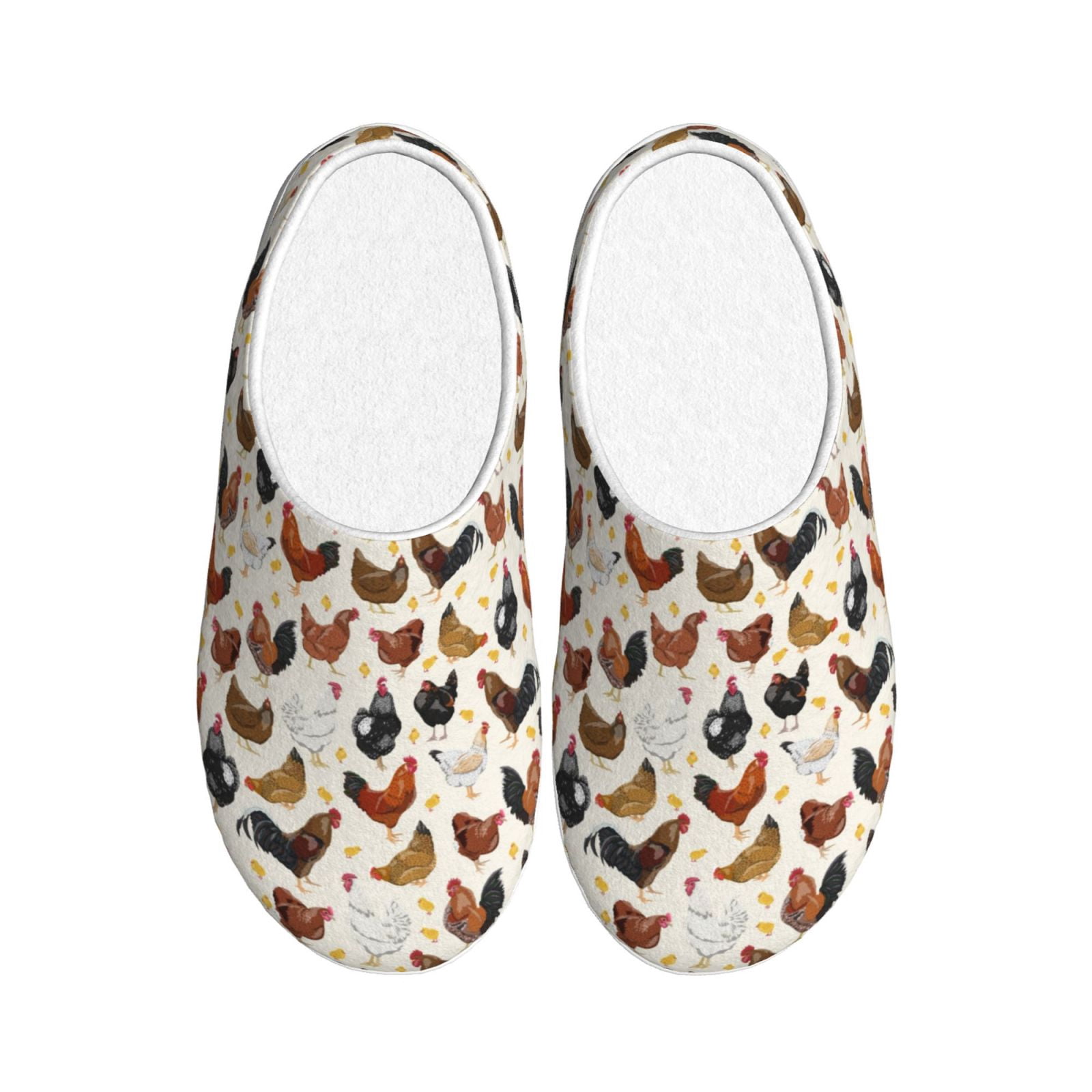 Picia Roosters and Chickens for Women's Lamb-hug Comfy Fleece House ...