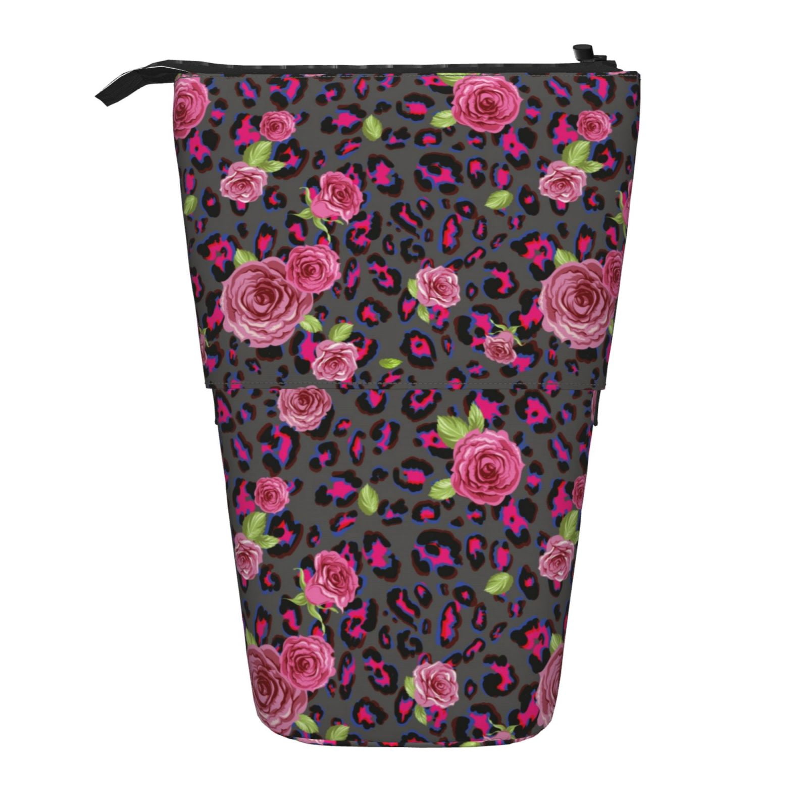 Picia Rose Mix Leopard 2 Print Telescopic Pencil Case, Telescopic Pen ...