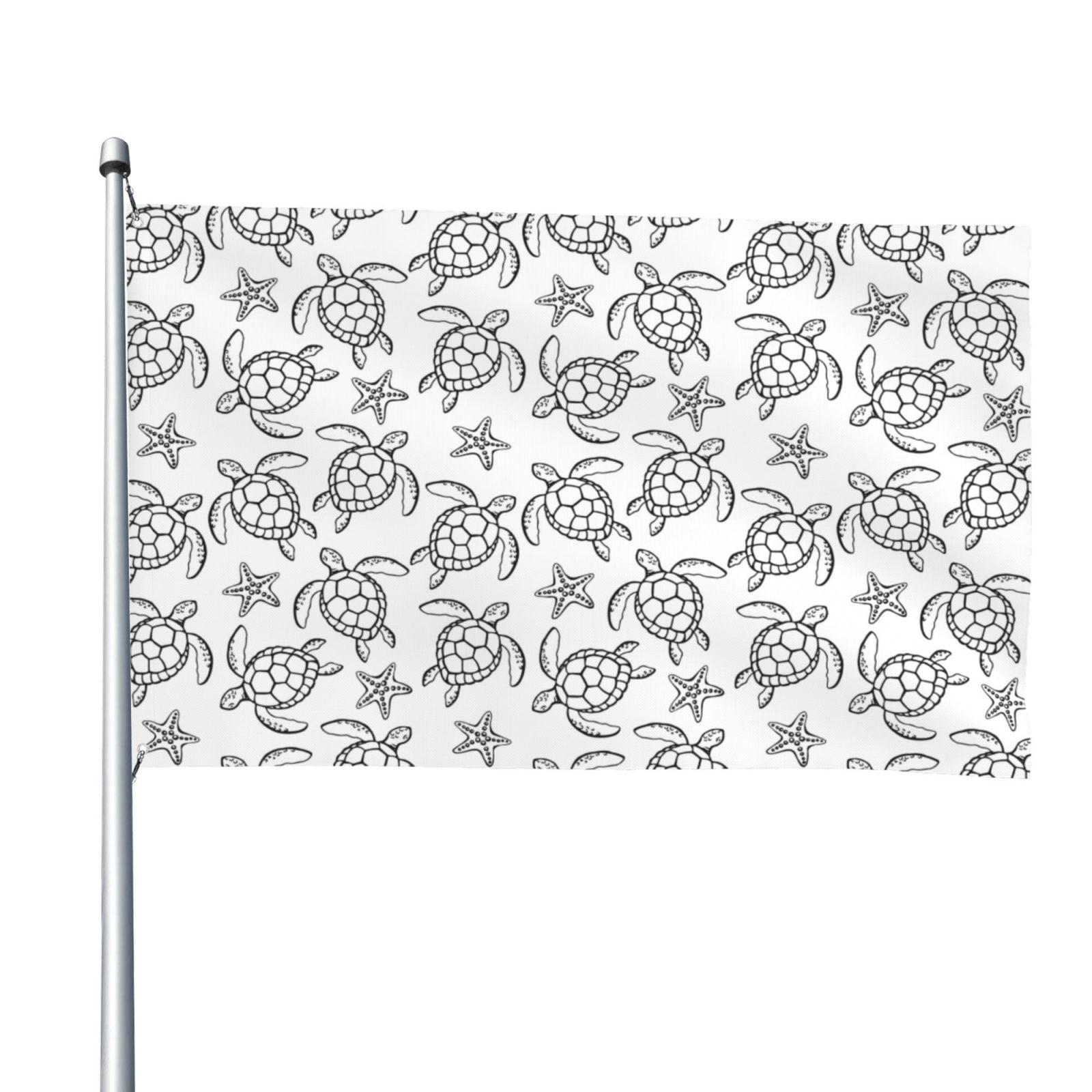 Picia Sea Turtle Printed Flag ,Sea Turtle Pattern Garden Flag Vertical ...
