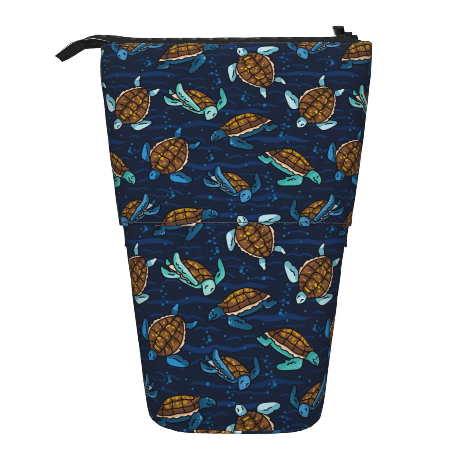 Picia Sea Turtles Swimming Print Telescopic Pencil Case, Telescopic Pen ...