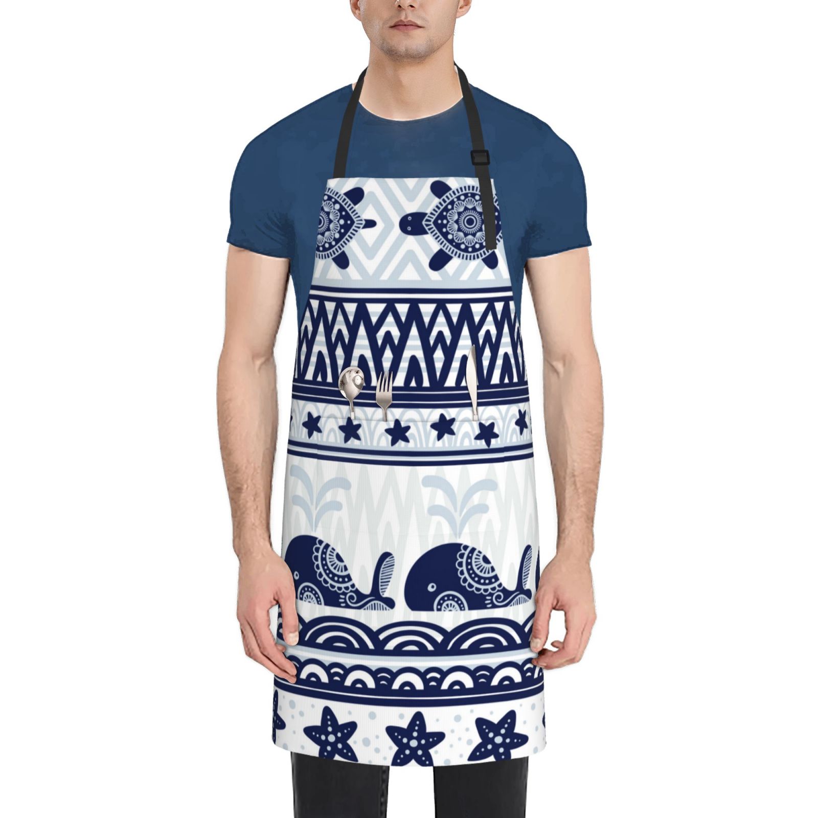 Picia Sea Underwater Animals1 Waterproof Apron for Unisex Adult ...