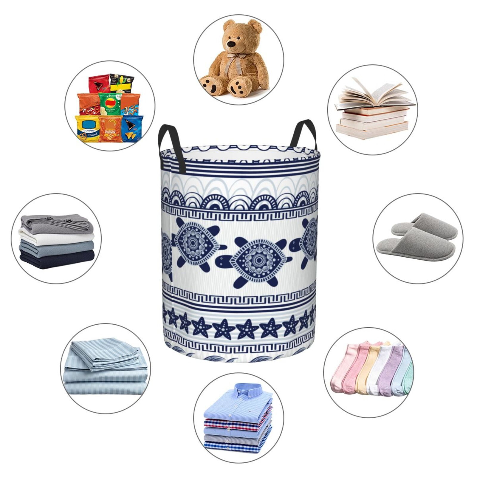 Picia Sea Underwater Turtles Large Laundry Basket, Waterproof ...