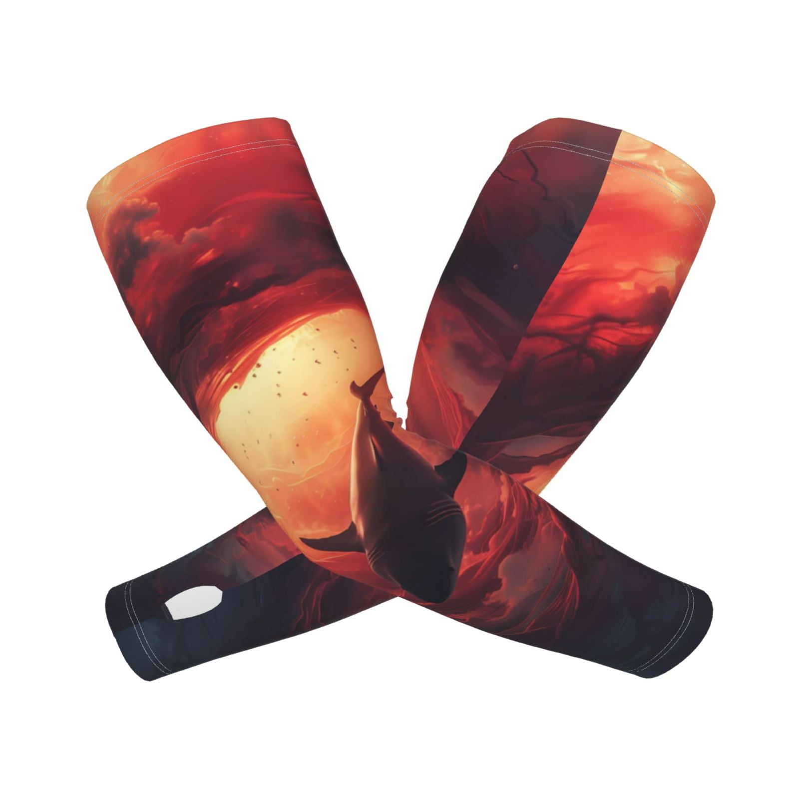 Picia Shark Underwater Vortex Arm Sleeves for Men and Women - Tattoo Cover Up UPF 50+ Cooling ...