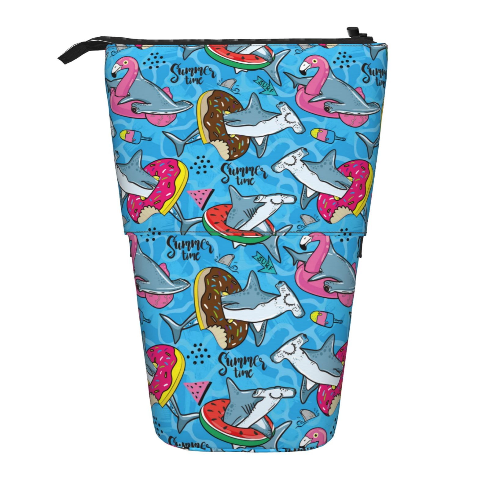 Picia Sharks Summer Print Telescopic Pencil Case, Telescopic Pen Holder ...