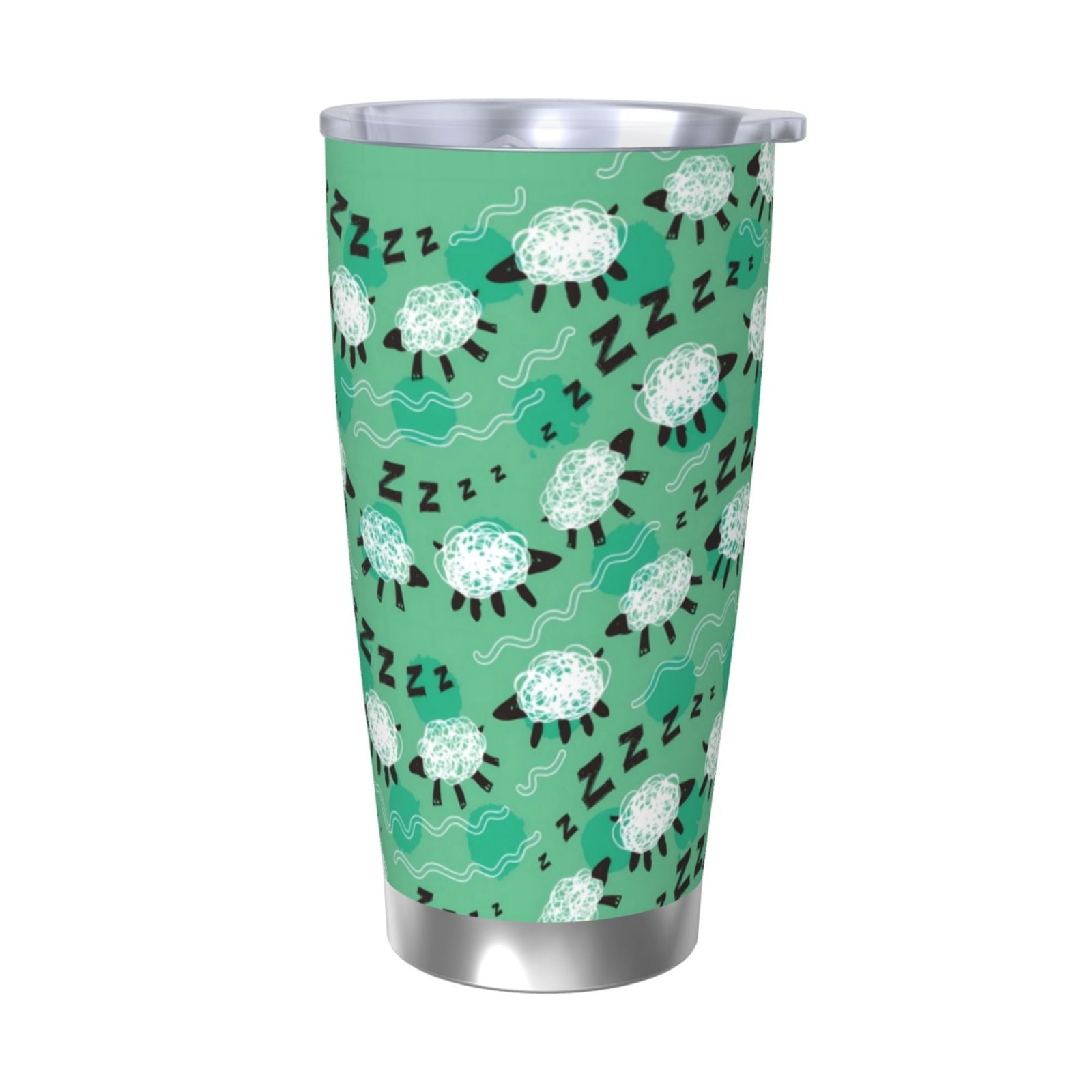 Picia Sheep Zzz Pattern 20 oz Tumbler Stainless Steel Vacuum Insulated ...