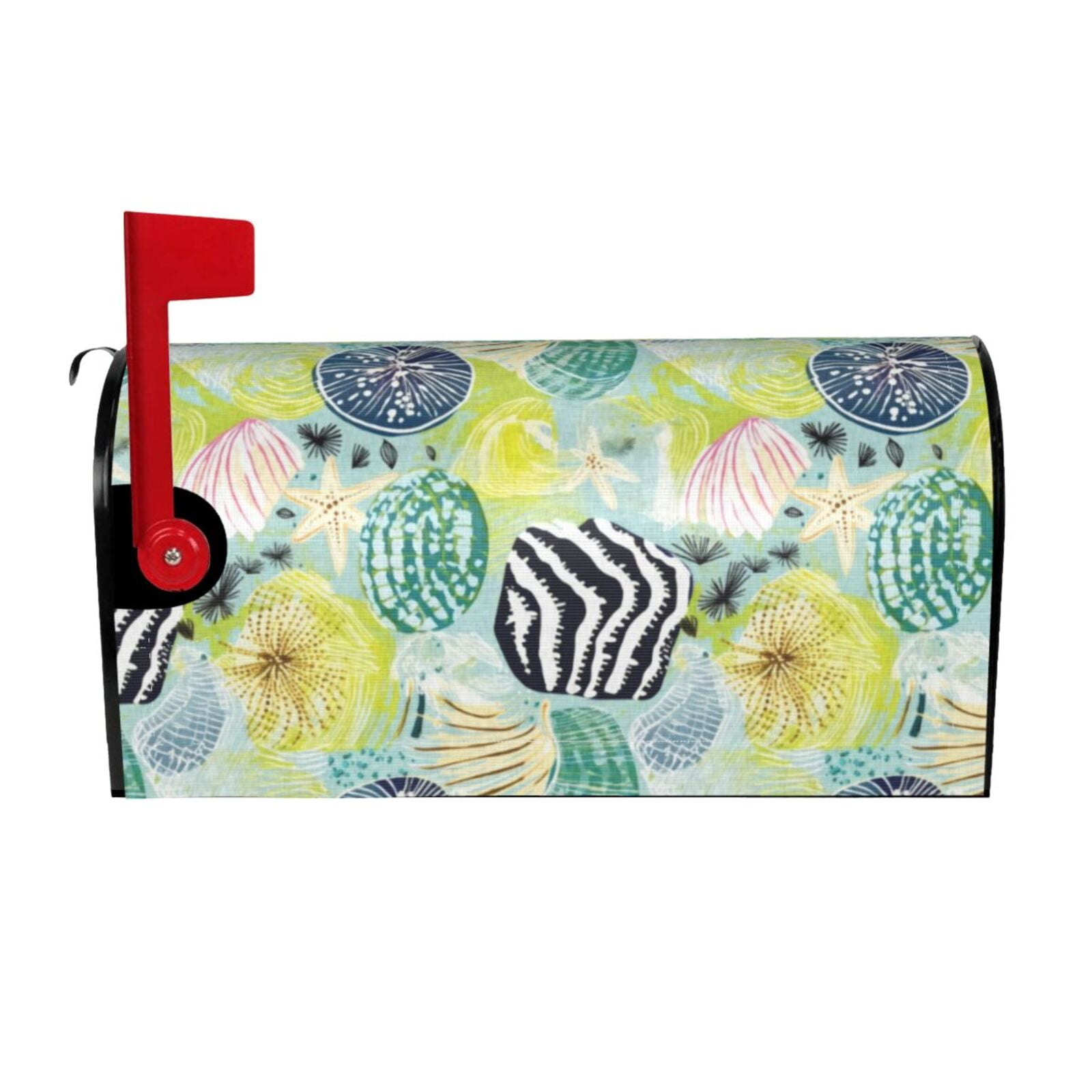 Picia Shell Clam Magnetic Mailbox Cover Standard Size-21x18 in ...