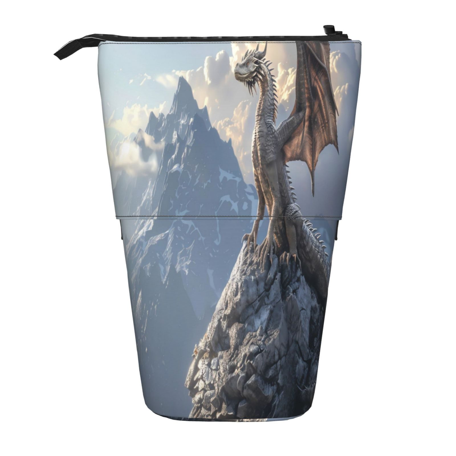 Picia Silver Dragon Mountain Peaks Print Telescopic Pencil Case ...