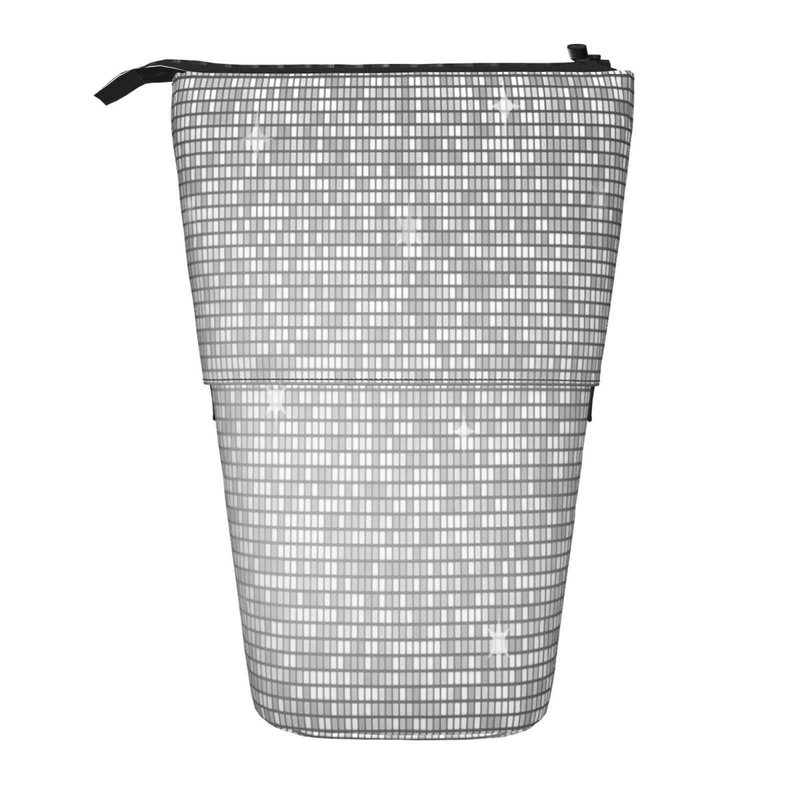 Picia Silver Mosaic Print Telescopic Pencil Case, Telescopic Pen Holder ...