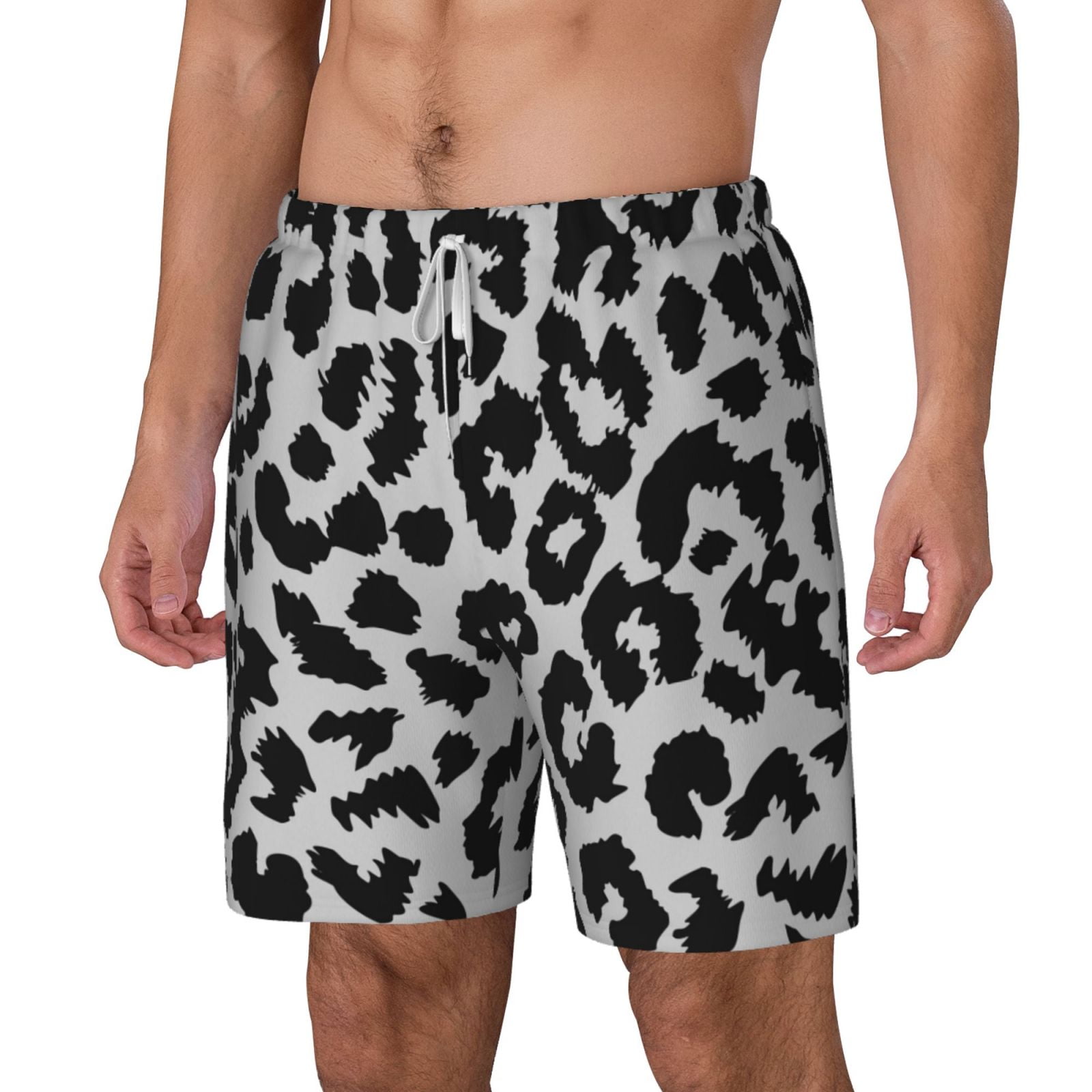 Picia Similar To Leopard Print pattern Mens Swim Trunks with ...