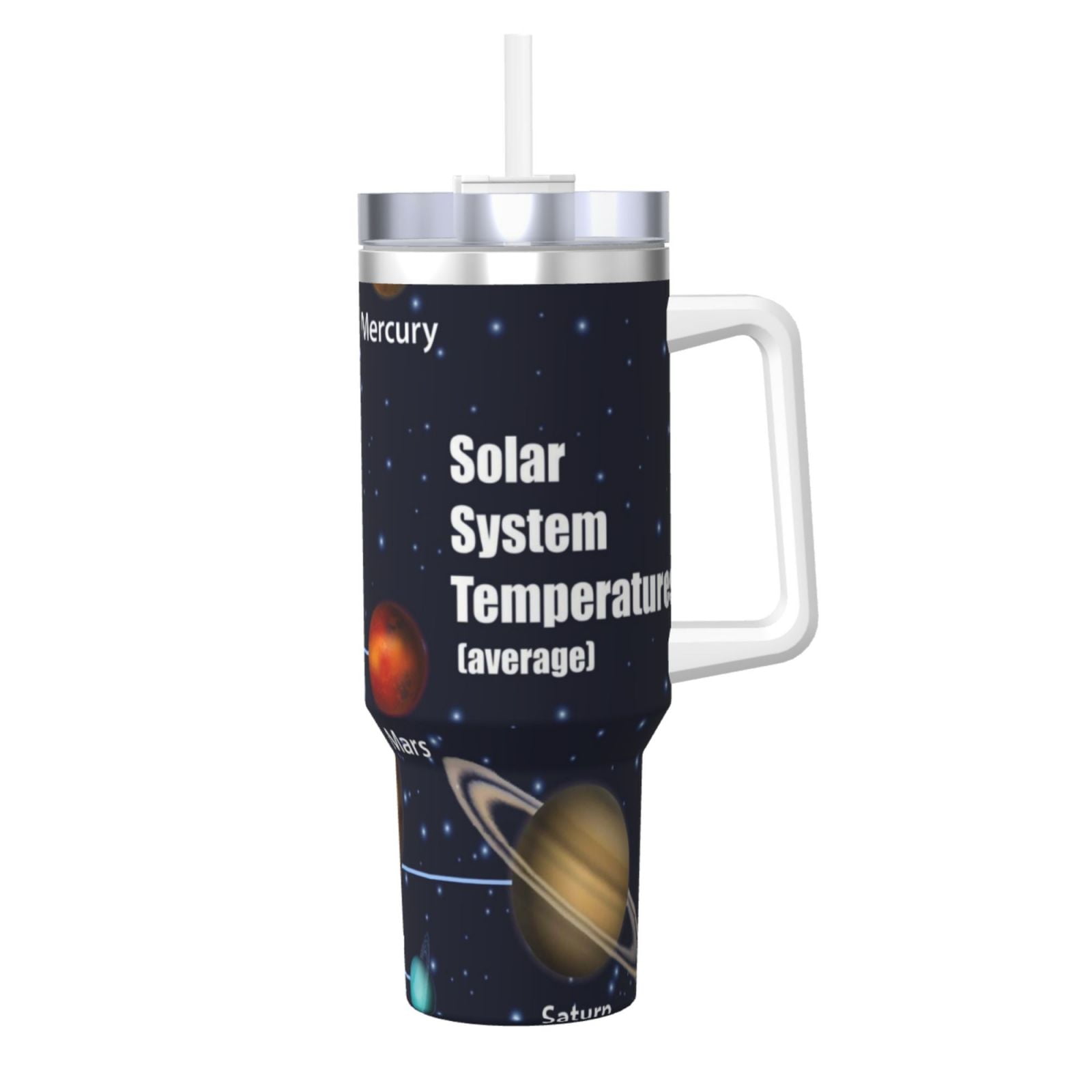Picia Solar System Pattern 40oz Ice Bully Insulated Tumbler with Handle ...