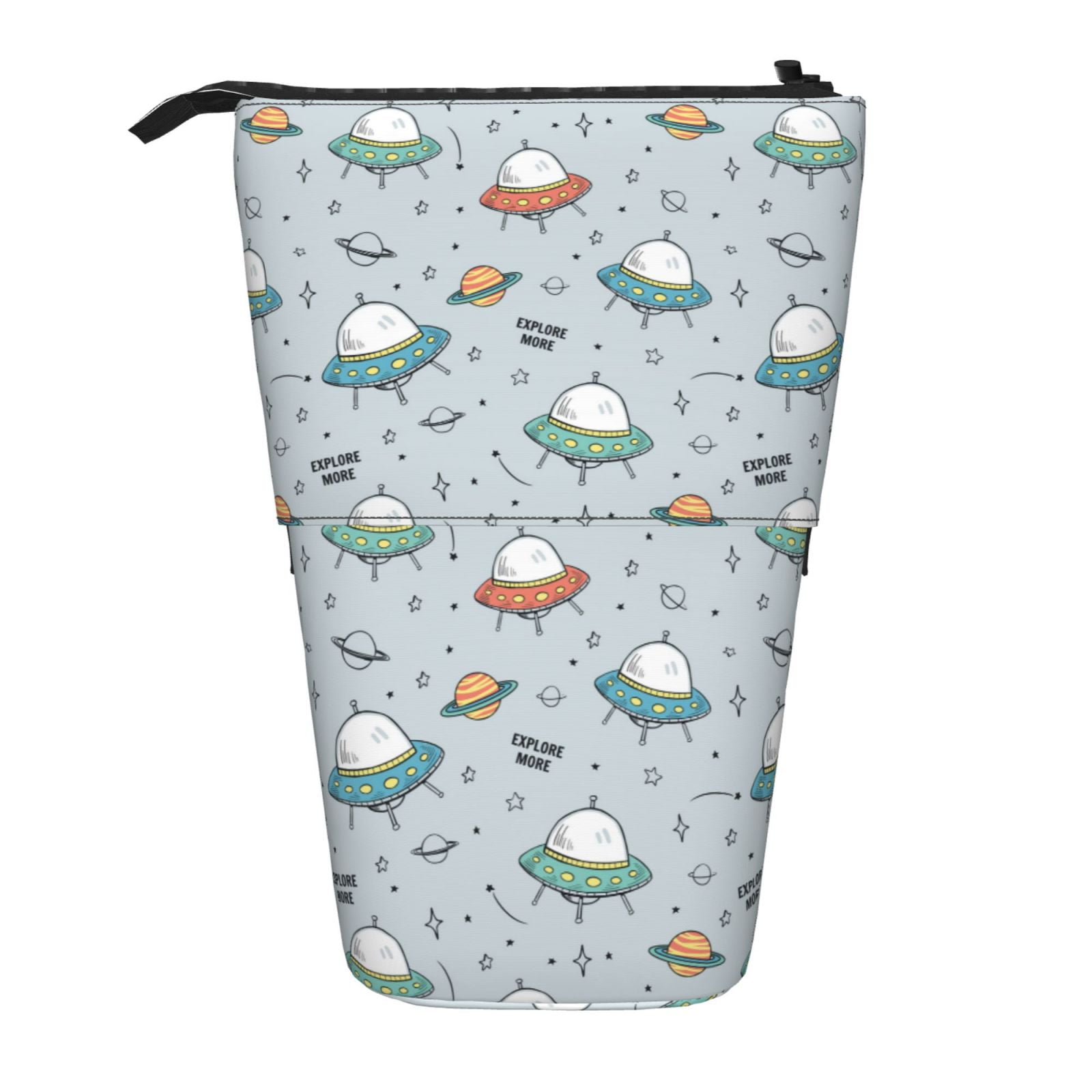 Picia Spaceship Print Telescopic Pencil Case, Telescopic Pen Holder ...