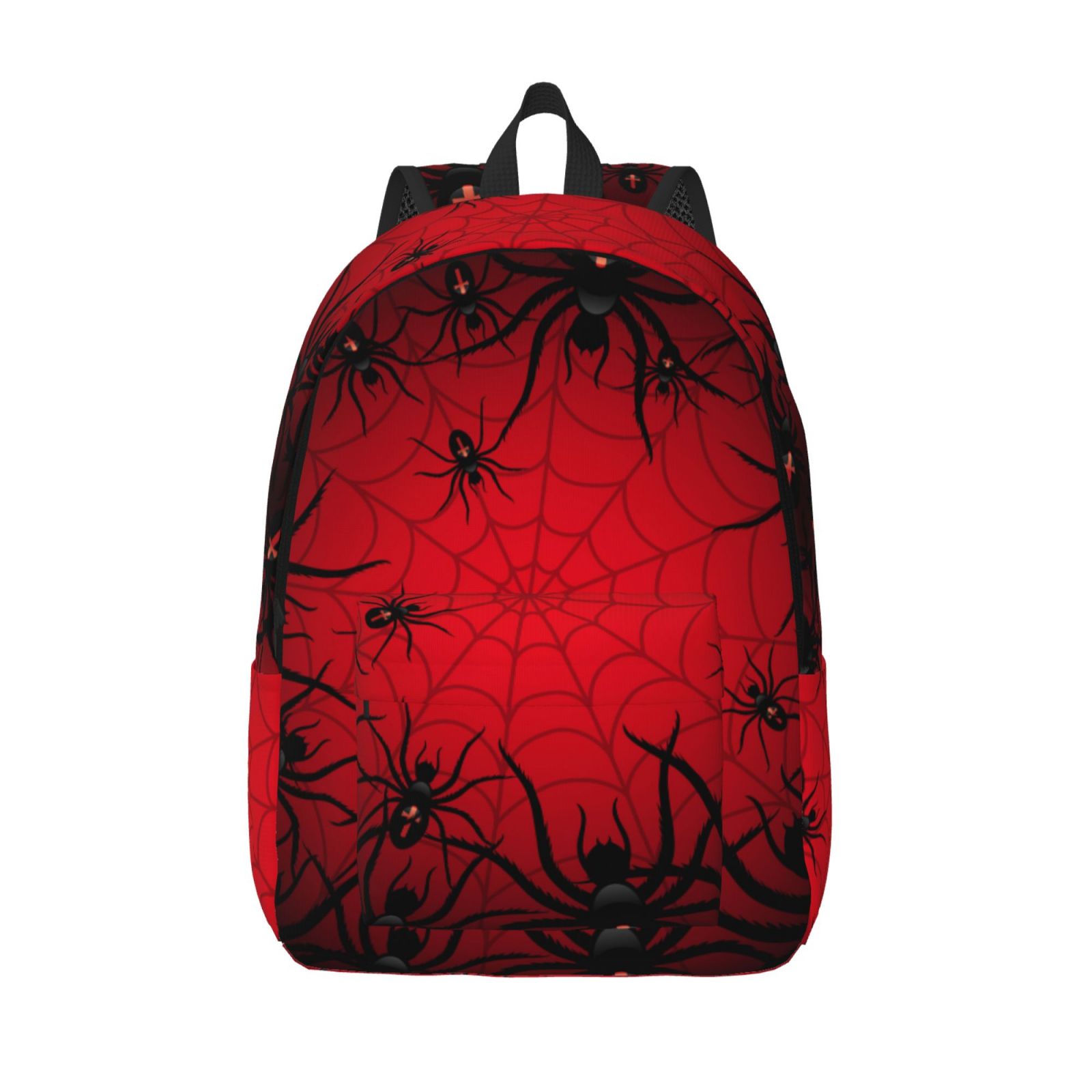 Picia Spiders On The Web And Space Printed Canvas Daypack - Stylish and ...