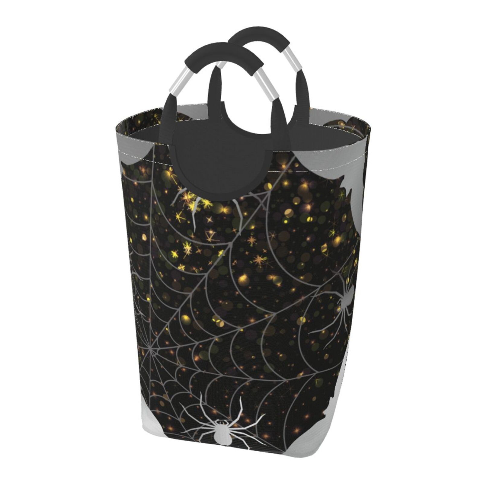 Picia Spiderweb Bats And A Spider Laundry Basket With Handles Laundry ...