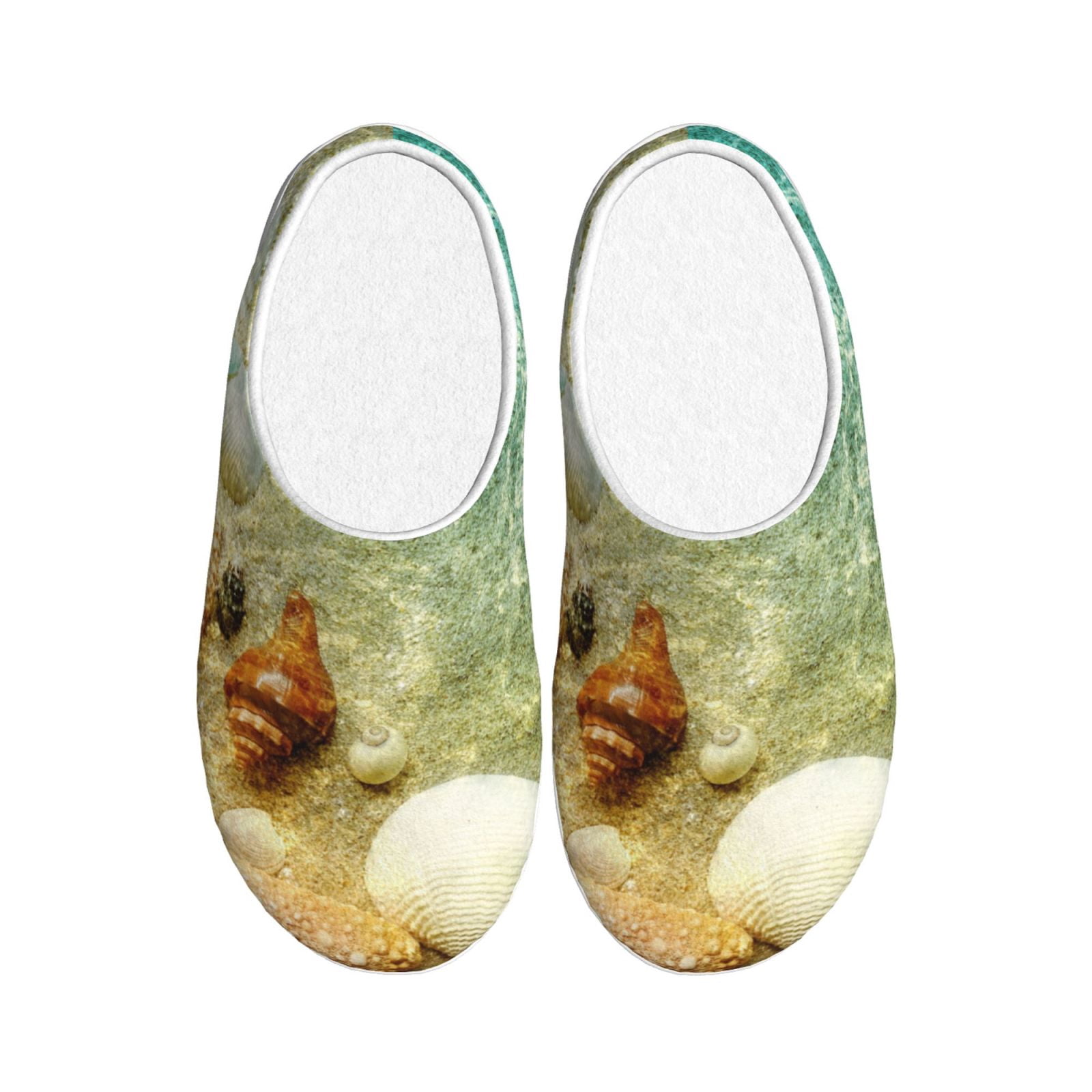 Picia Starfish And Seashell for Women's Lamb-hug Comfy Fleece House ...