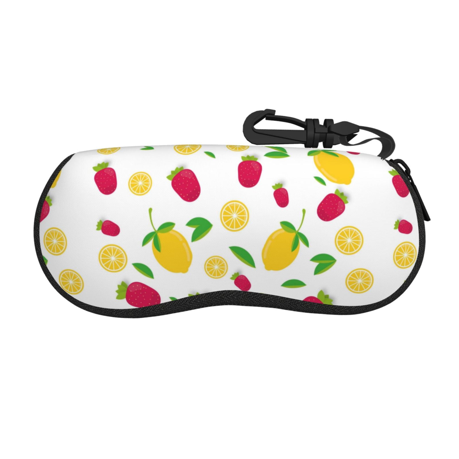 Picia Strawberry and Lemon Print Sunglasses Case, Eyeglasses Case ...
