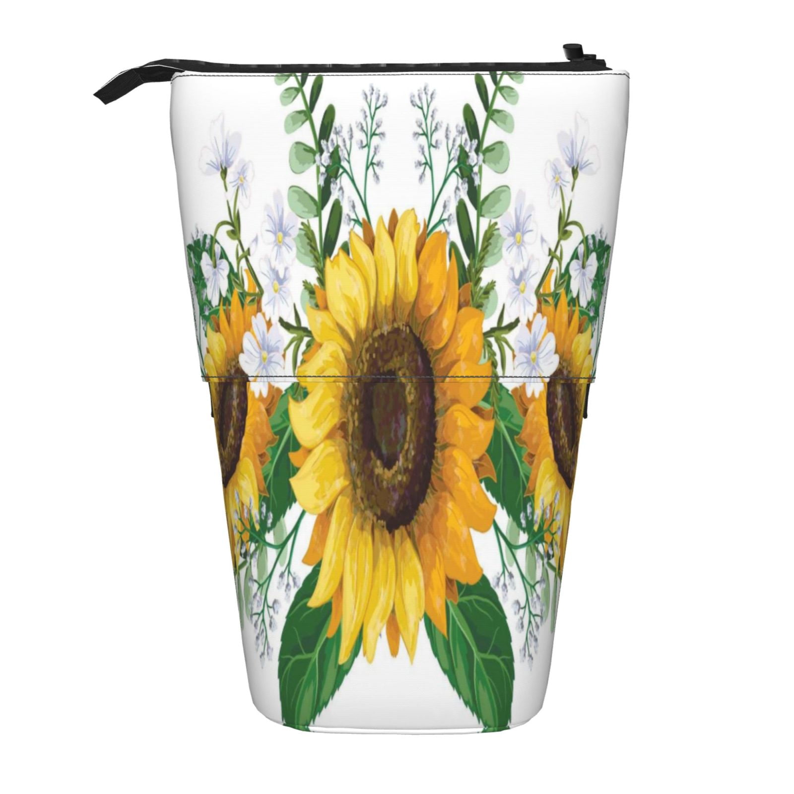 Picia Sunflowers (2) Print Telescopic Pencil Case, Telescopic Pen ...