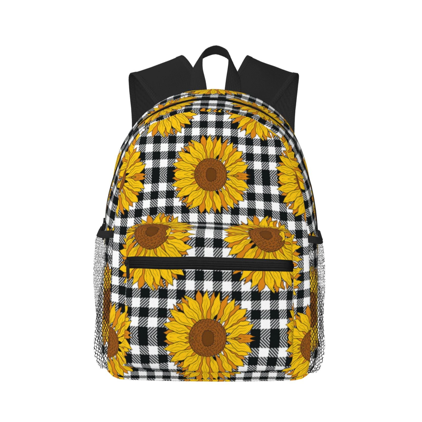 Picia Sunflowers Large Capacity Backpack Classic Style Backpack Casual ...