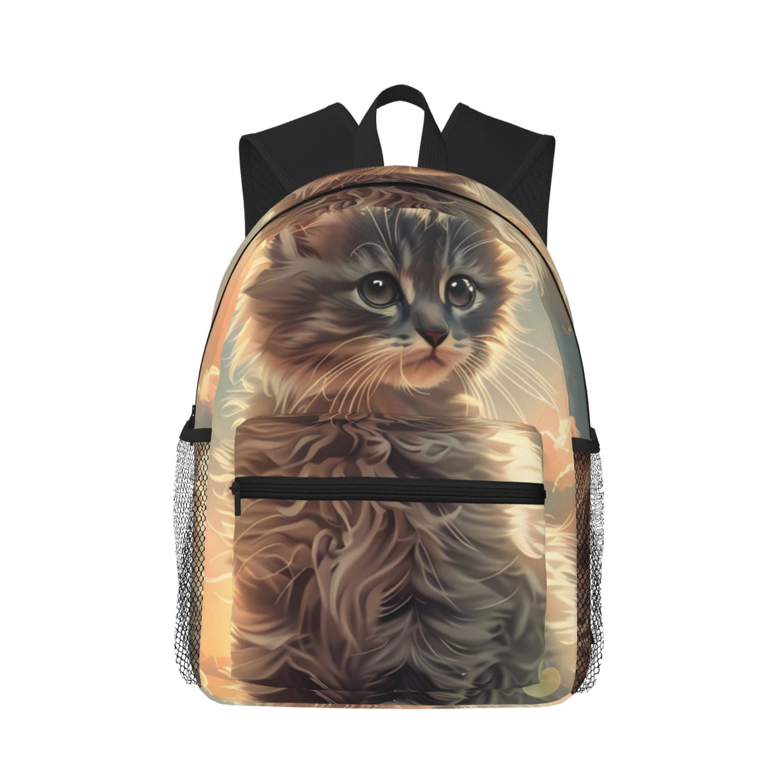 Picia Sunshine Cloud Kitten Large Capacity Backpack Classic Style ...