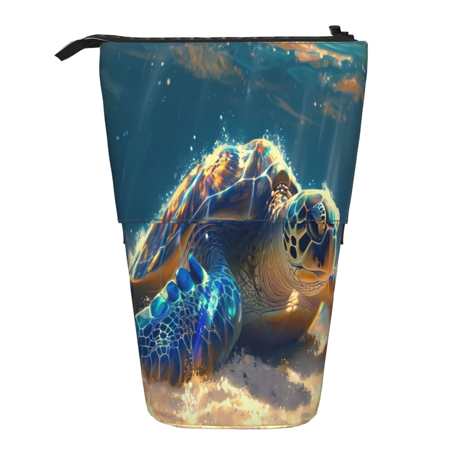 Picia Sunshine Underwater Sand Turtle Print Telescopic Pencil Case ...