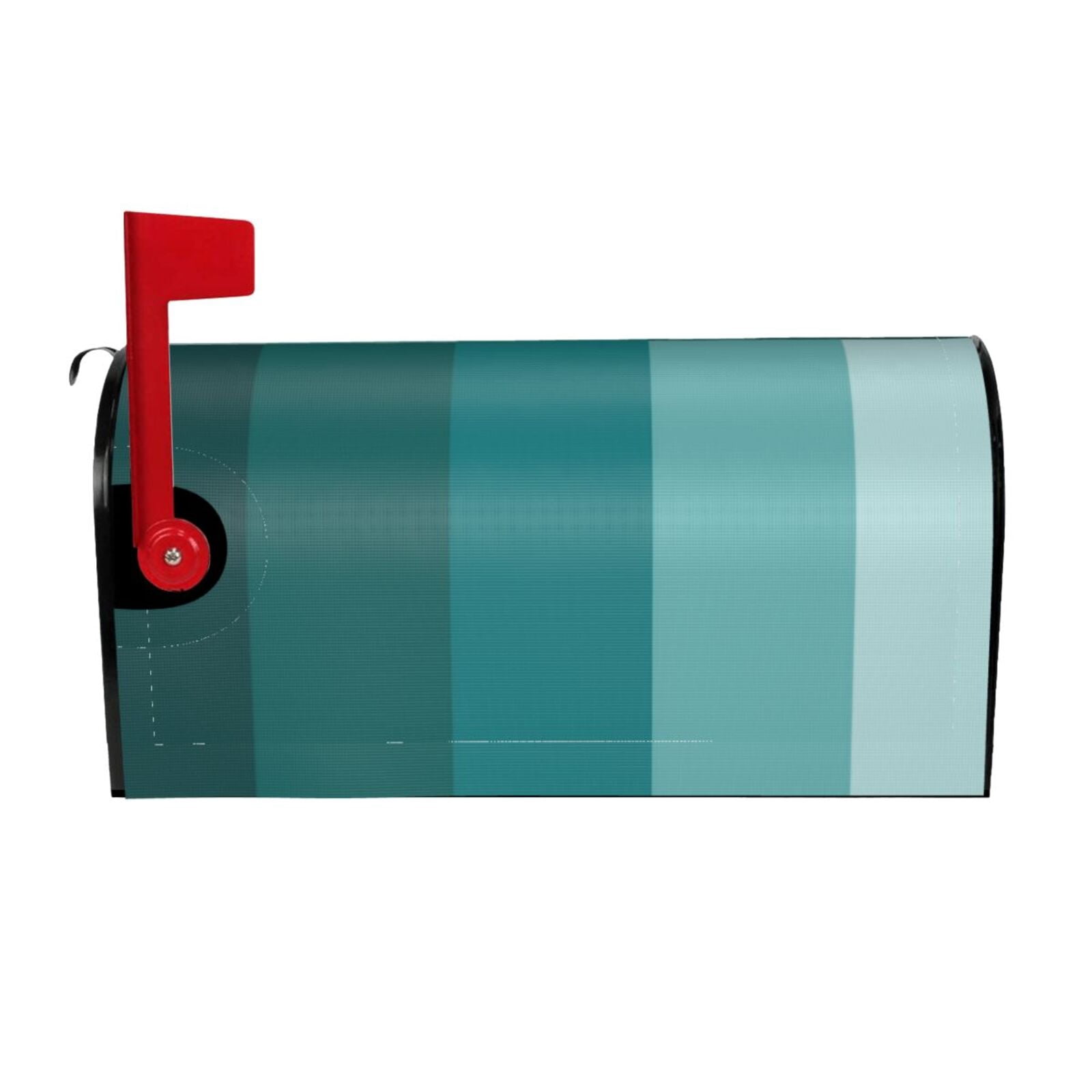 Picia Teal Color Magnetic Mailbox Cover Standard Size-25.5x21 in ...