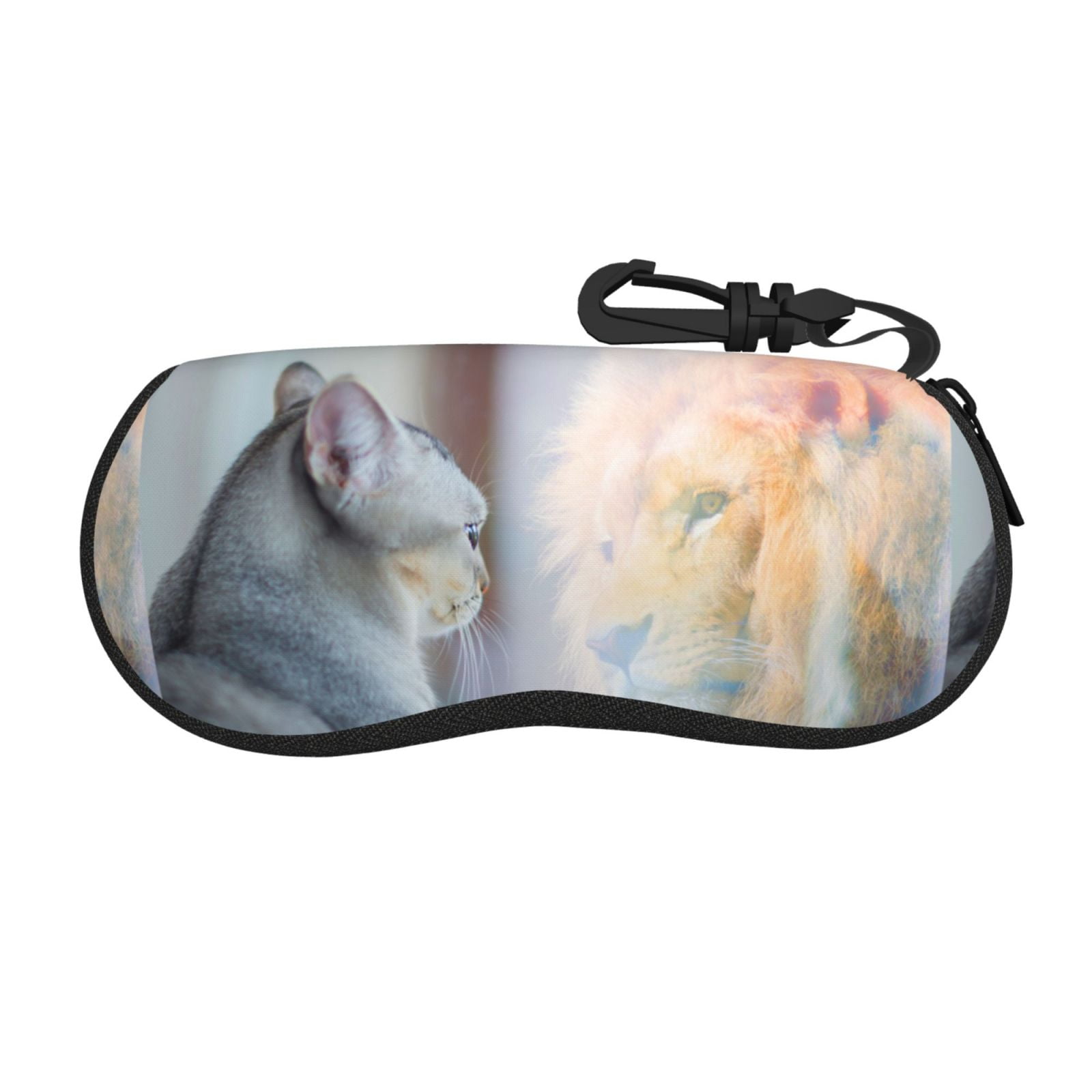 Picia The Cat Looks in the Mirror Print Sunglasses Case, Eyeglasses ...