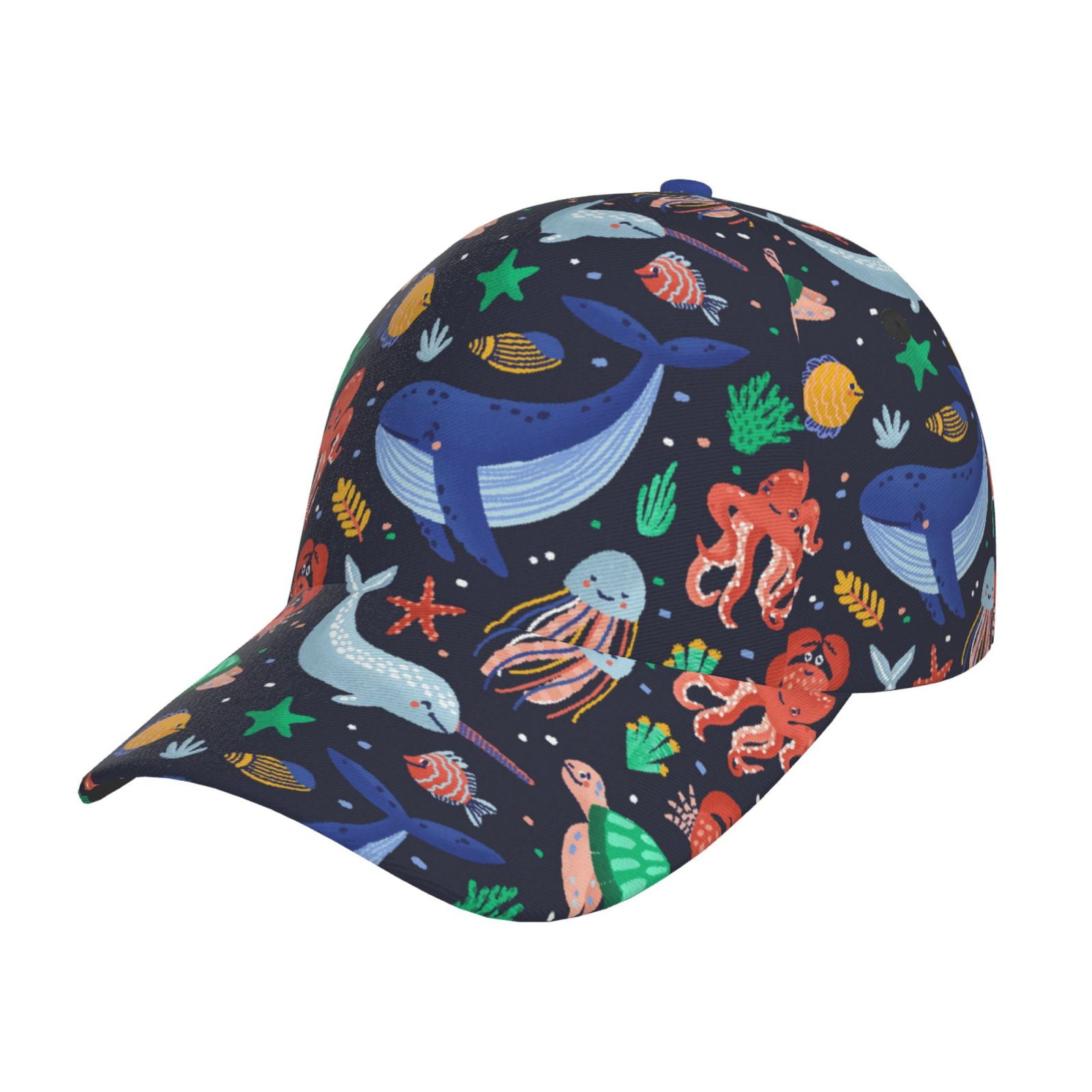 Picia The Underwater World pattern Trucker Low Profile Hat Men Women ...