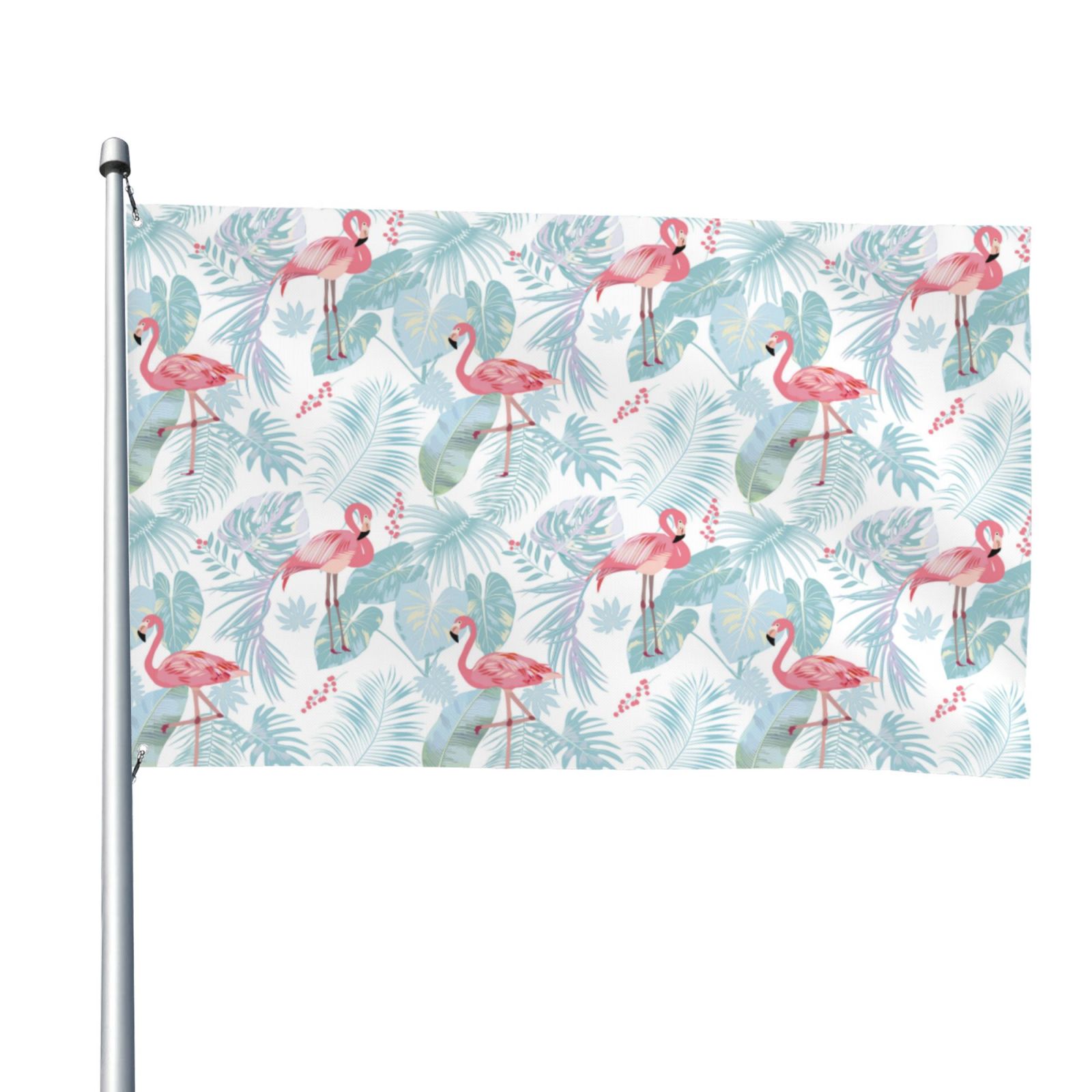 Picia Tropical Flamingo Printed Flag ,Tropical Flamingo Pattern Garden ...