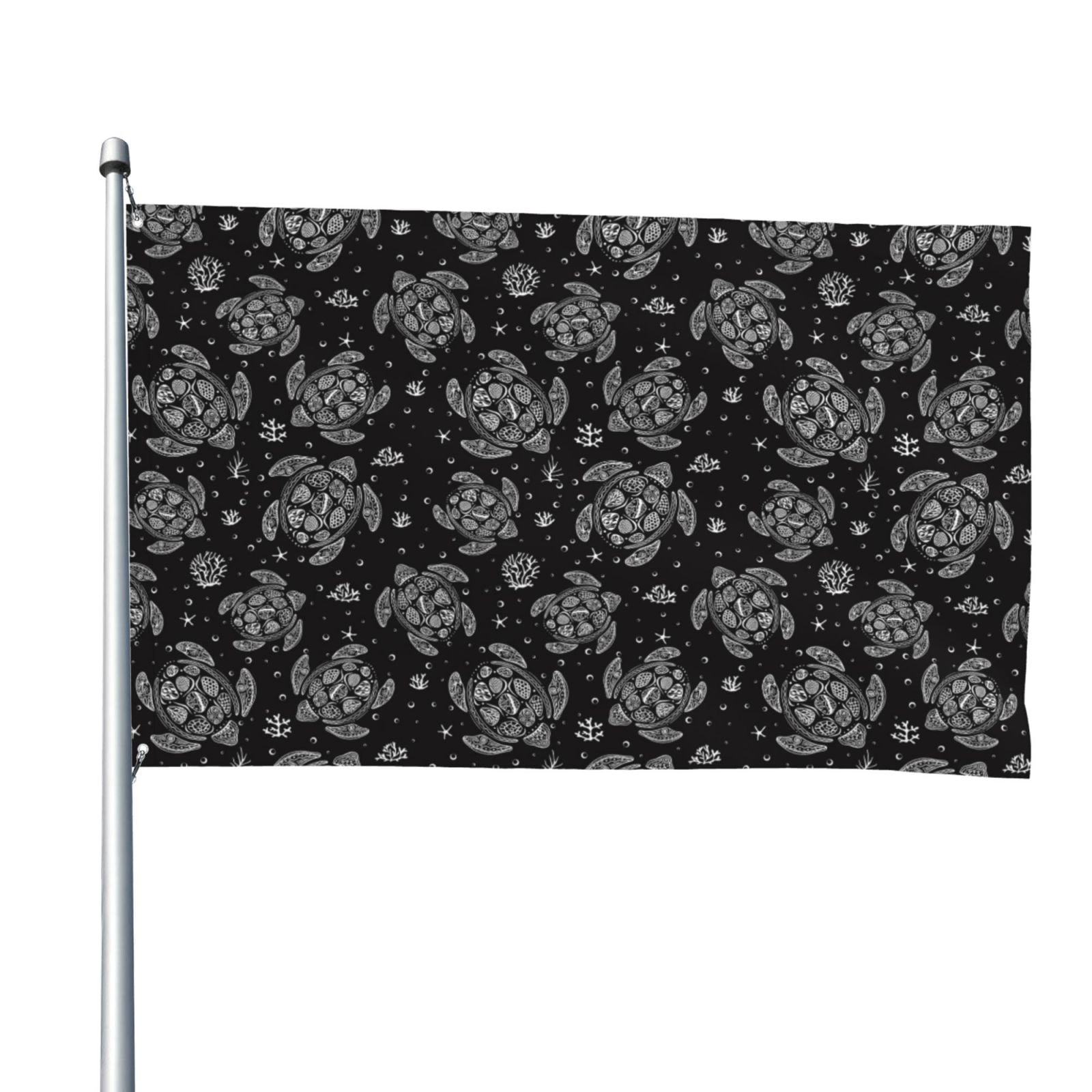 Picia Turtle Printed Flag ,Turtle Pattern Garden Flag Vertical Double ...