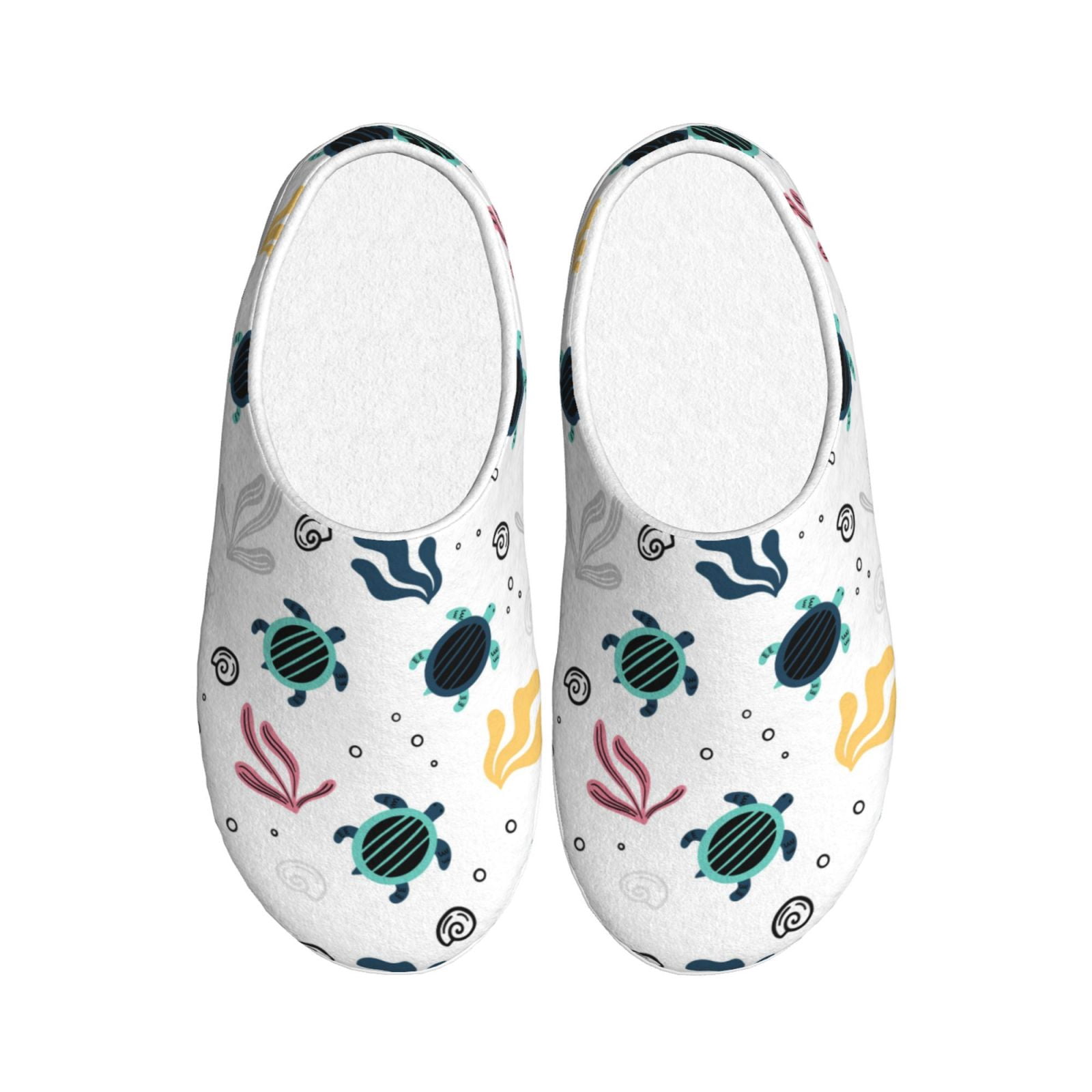 Picia Turtles And Corals for Women's Lamb-hug Comfy Fleece House ...