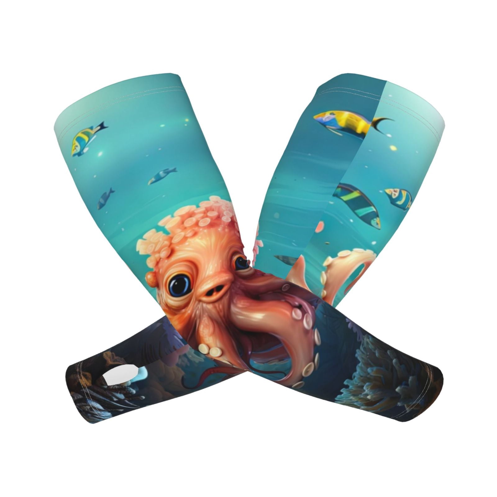 Picia Underwater Plant Octopus Arm Sleeves for Men and Women - Tattoo ...