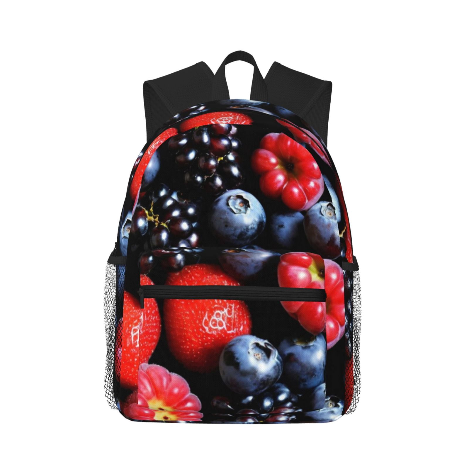 Picia Variety Of Fruits And Berries Large Capacity Backpack Classic ...