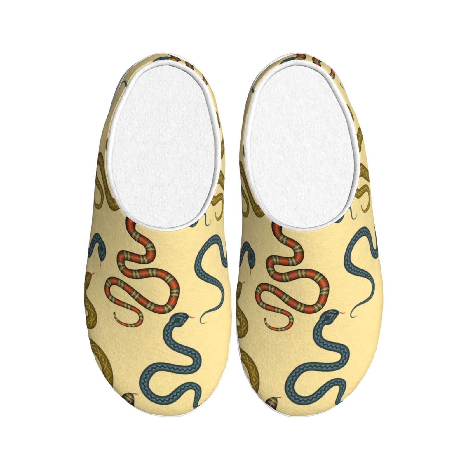Picia Various Snake for Women's Lamb-hug Comfy Fleece House Slippers ...