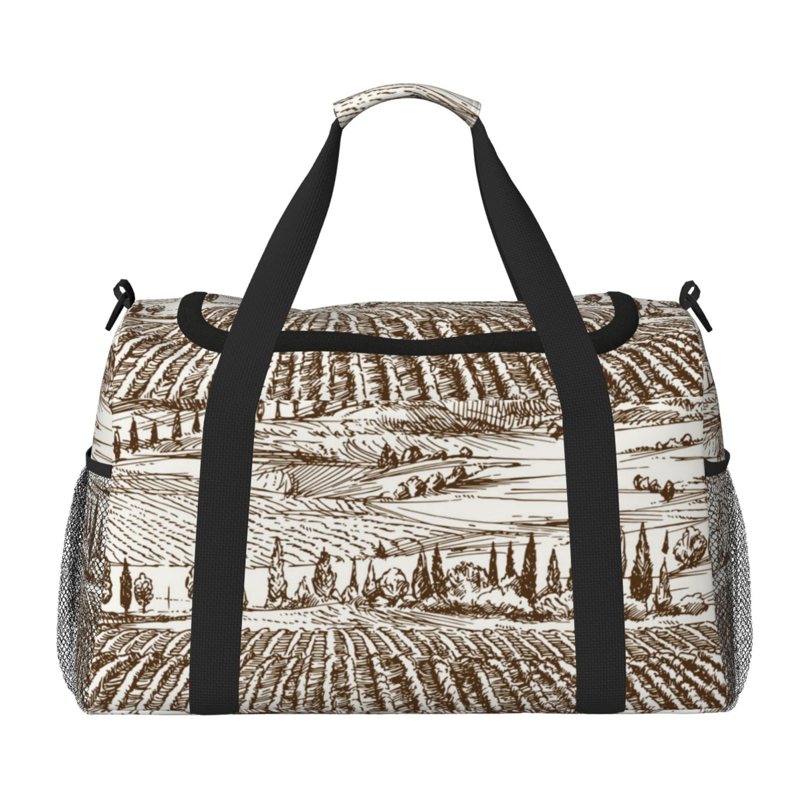 Picia Vineyard Landscape 1 Print Travel Duffle Bag,Weekender Bags for ...