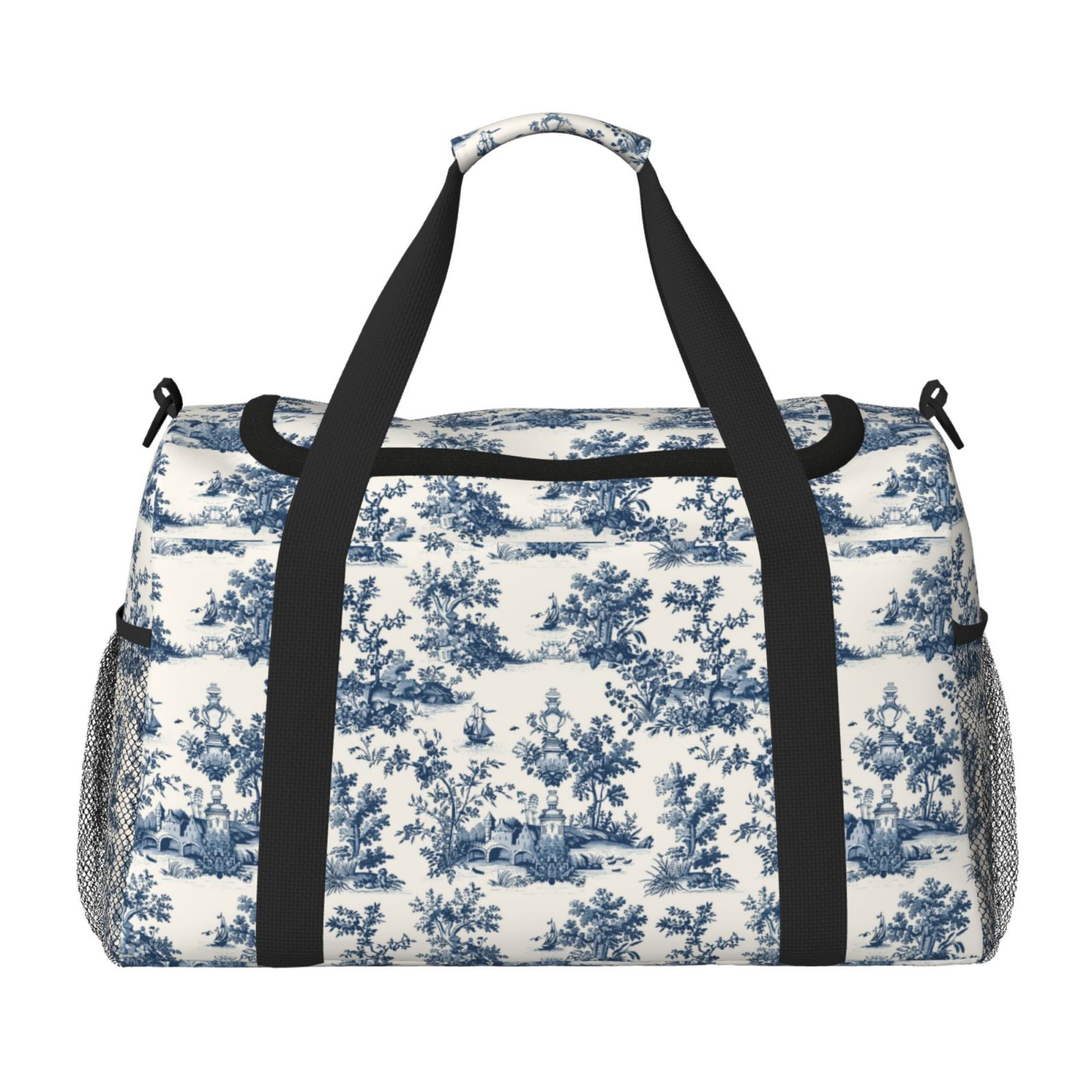 Picia Vintage Floral 1 Print Travel Duffle Bag,Weekender Bags for Women ...