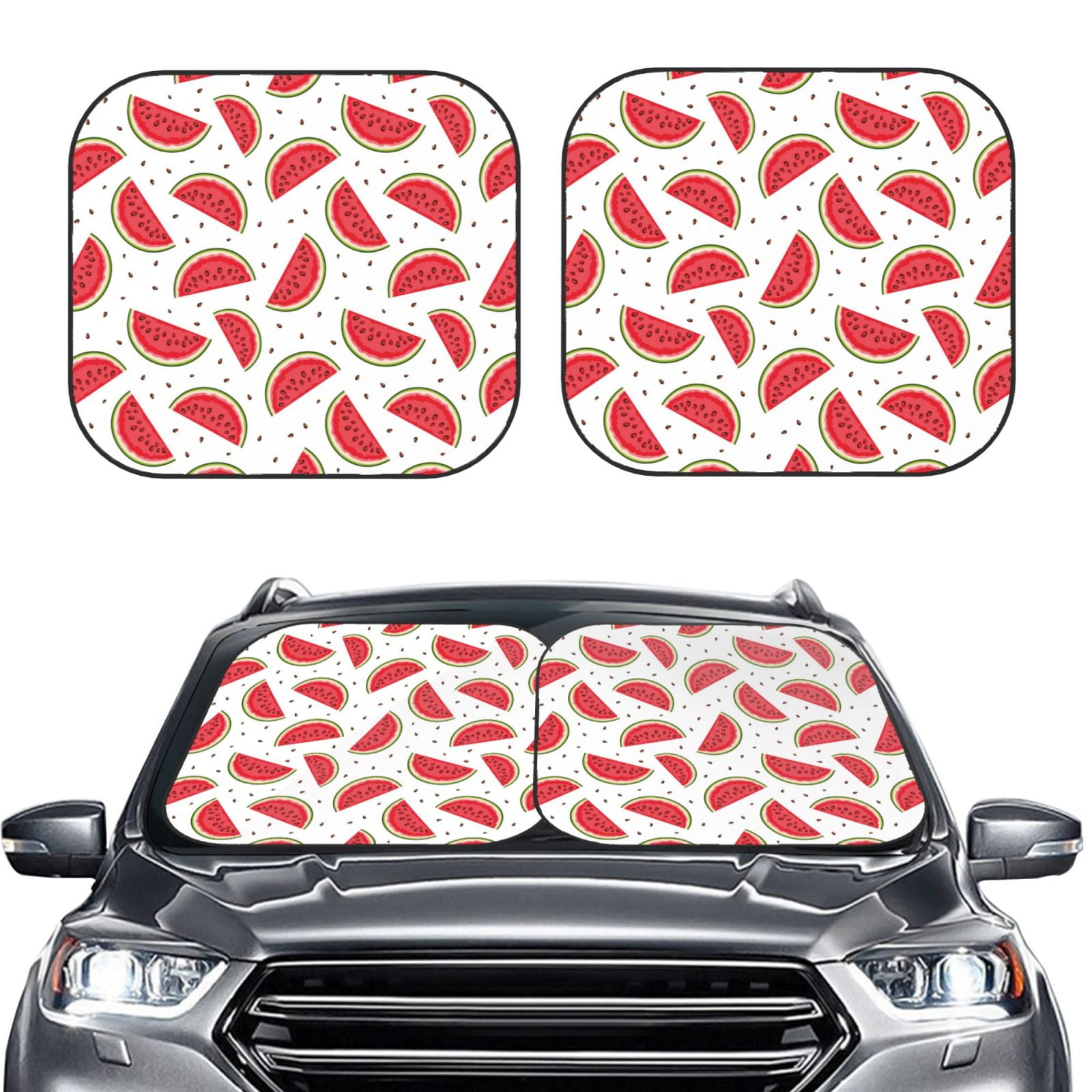 Picia Watermelon 2 Piece Car Windshield Sun Shade Foldable | Foldable ...