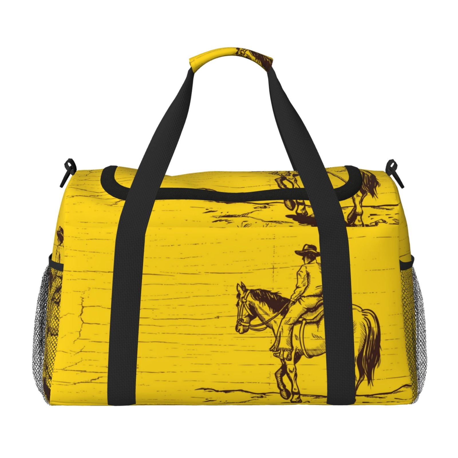 Picia Western Desert Cowboy 1 Print Travel Duffle Bag,Weekender Bags ...