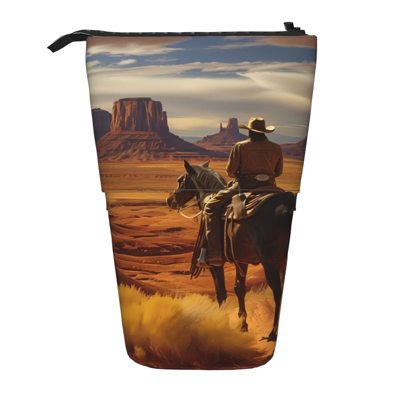 Picia Western Desert Cowboy Cloud Print Telescopic Pencil Case ...