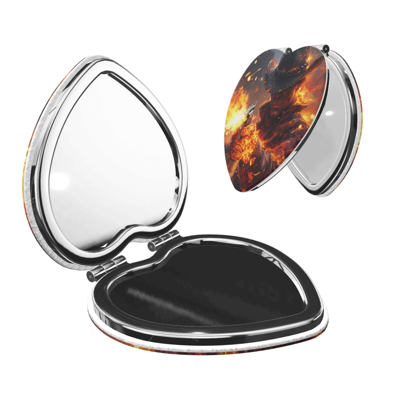 Picia Western Fire Cowboy for Compact Vanity Mirror , Travel Makeup ...