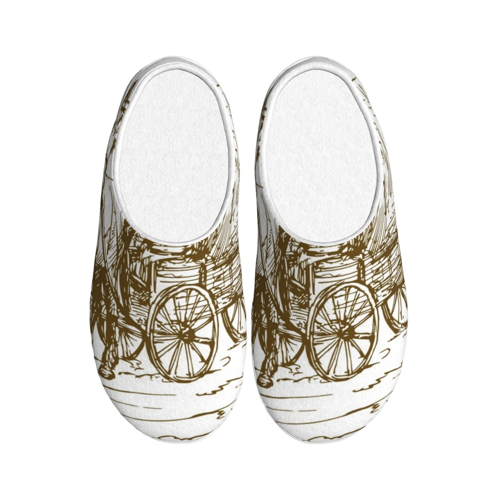 Picia Western Scenery With Old Wagon for Women's Lamb-hug Comfy Fleece ...