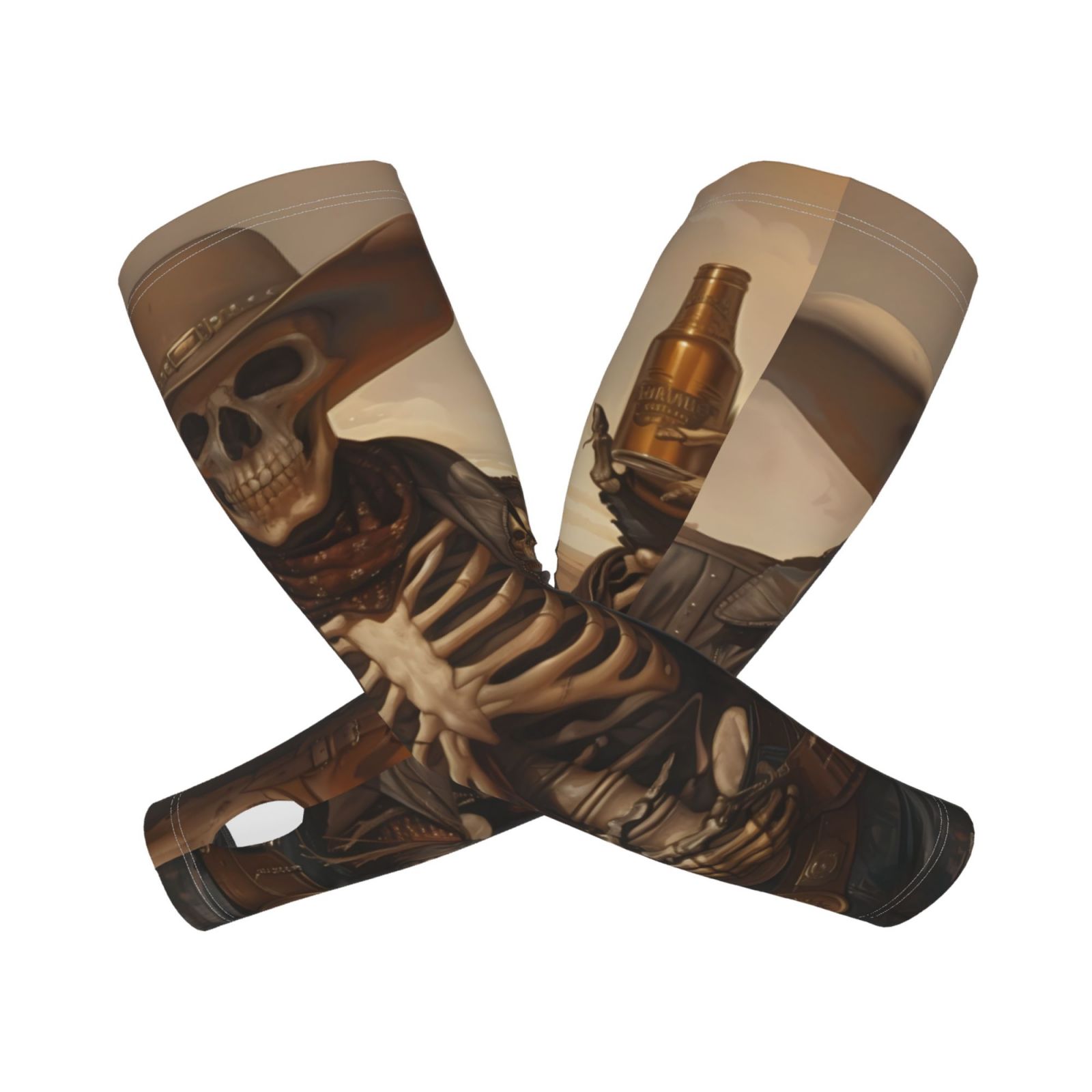 Picia Western Skull Cowboy Arm Sleeves for Men and Women - Tattoo Cover ...