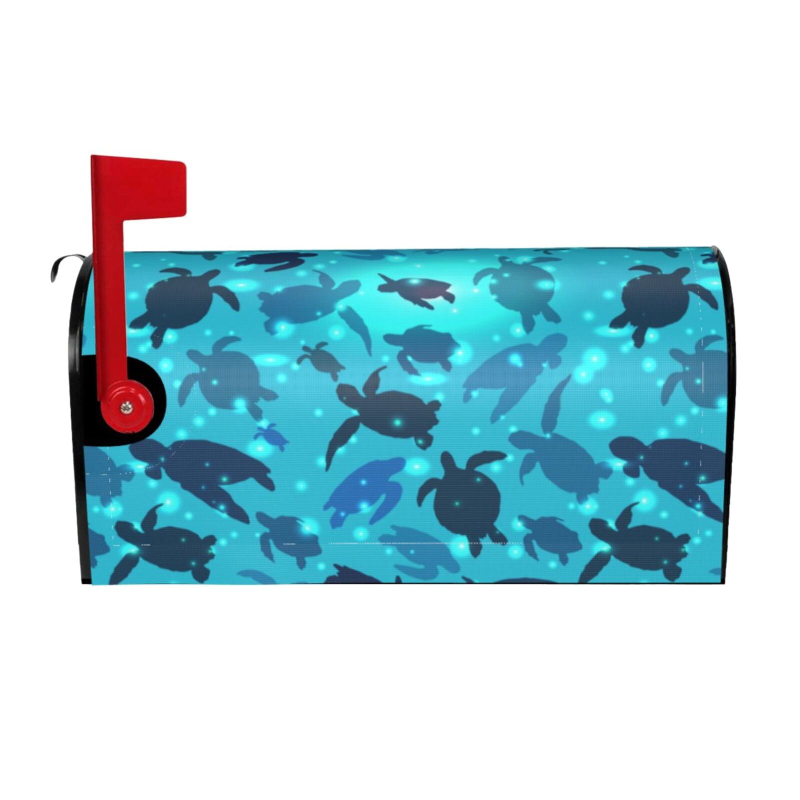 Picia World Turtle Day Magnetic Mailbox Cover Standard Size-25.5x21 in ...