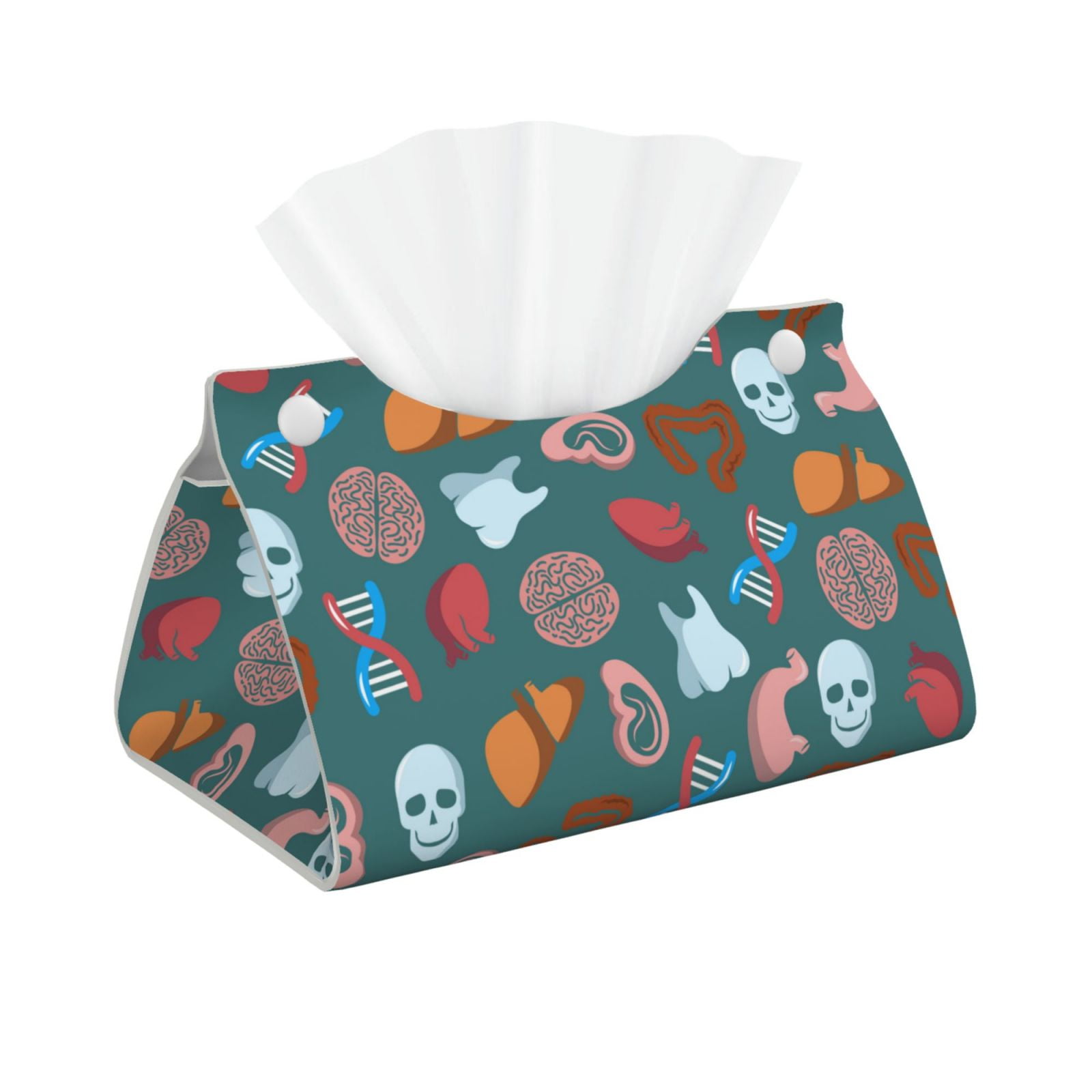 Picia cute Skull organ Pattern Long Tissue Box Cover,PVC Leather ...