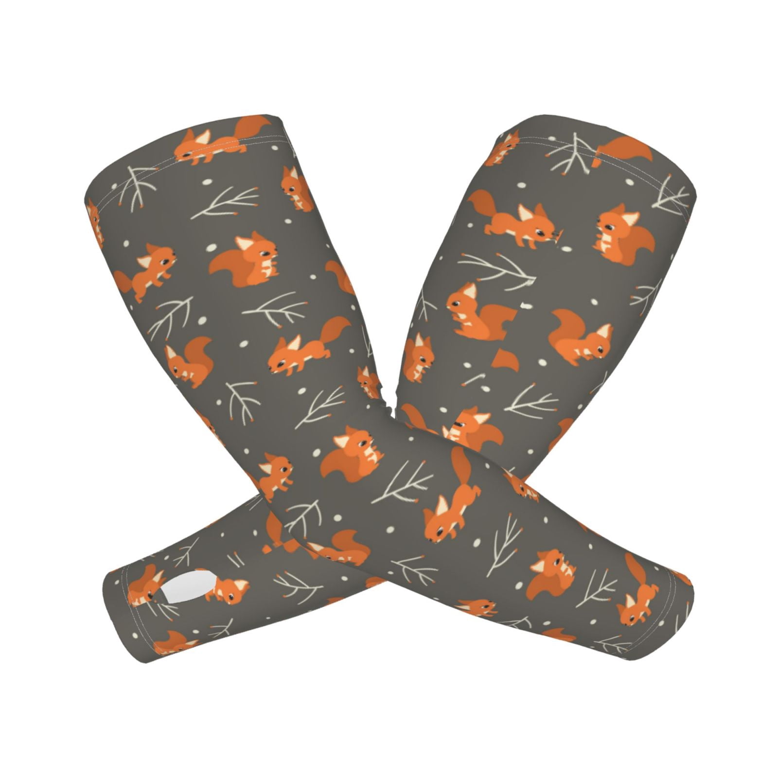 Picia cute fall fox leaf Arm Sleeves for Men and Women - Tattoo Cover ...