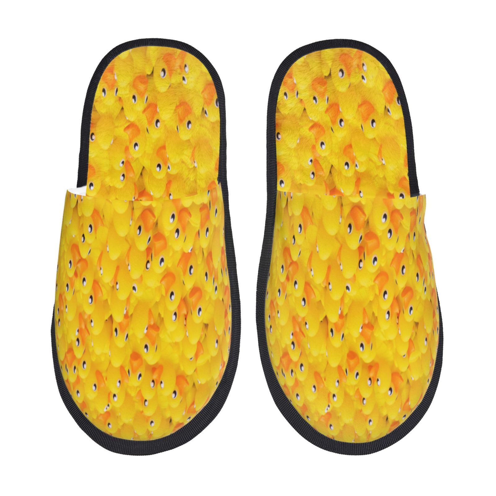 Picia duck floating in the pool Print Women's Fuzzy Fluffy House ...