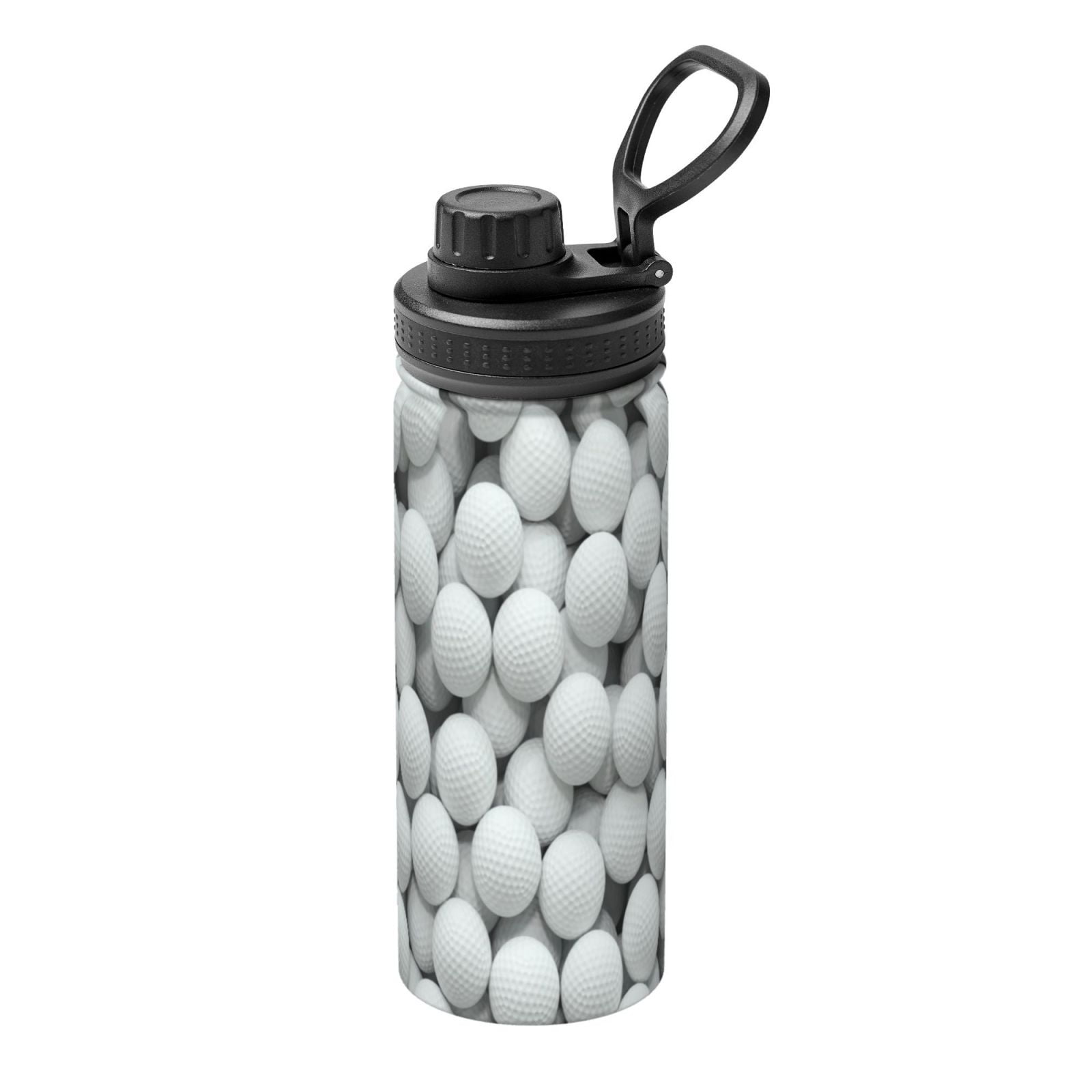 Picia golf balls Pattern Water Bottle 18 oz Stainless Steel Insulated ...