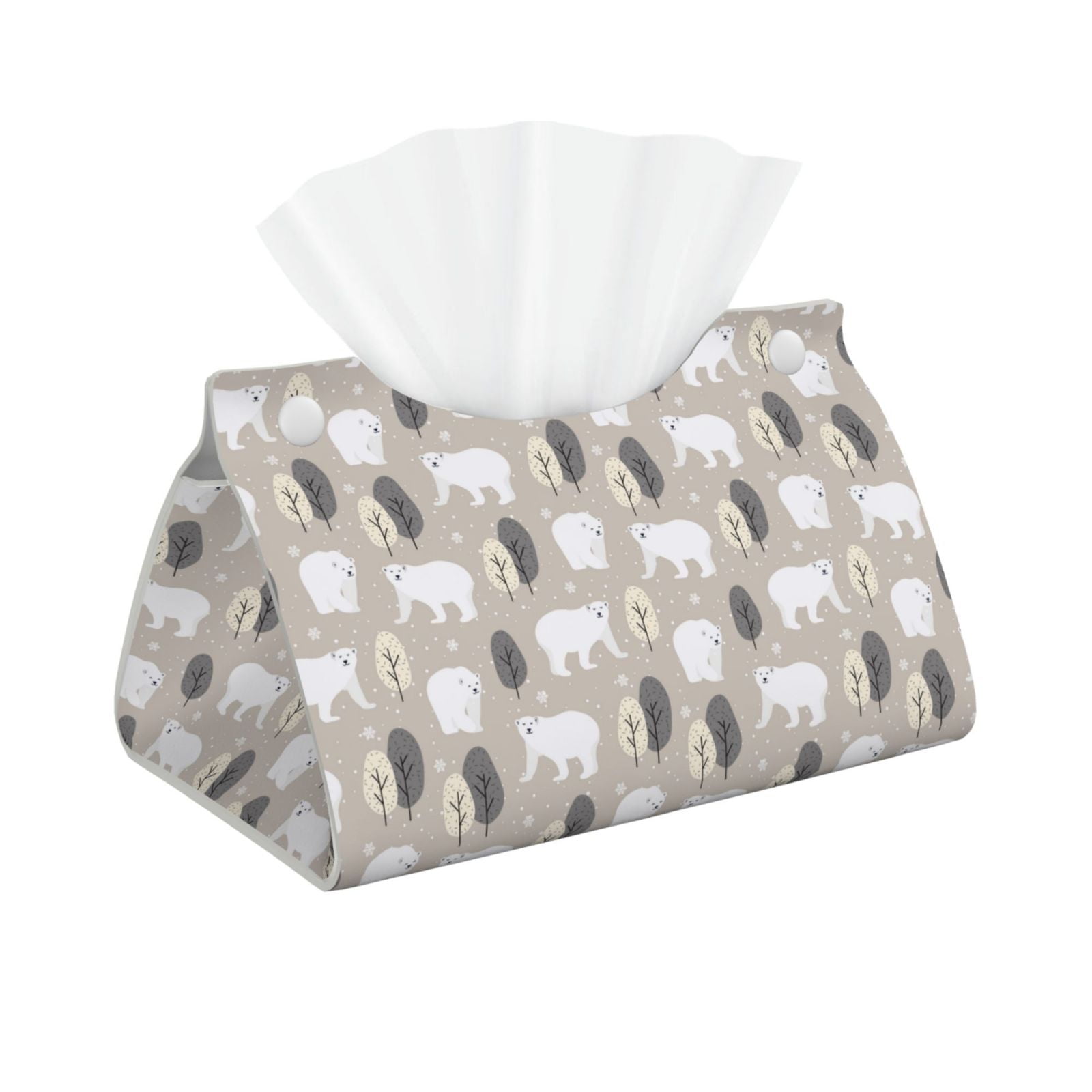 Picia winter Snowflake beer Pattern Long Tissue Box Cover,PVC Leather ...